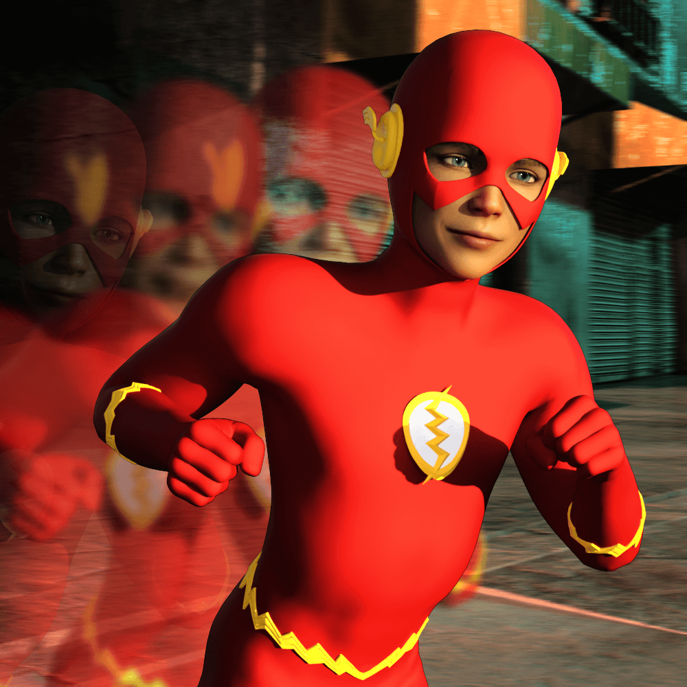 Classic Flash/Reverse Flash For G8M - Daz Content by billybear71