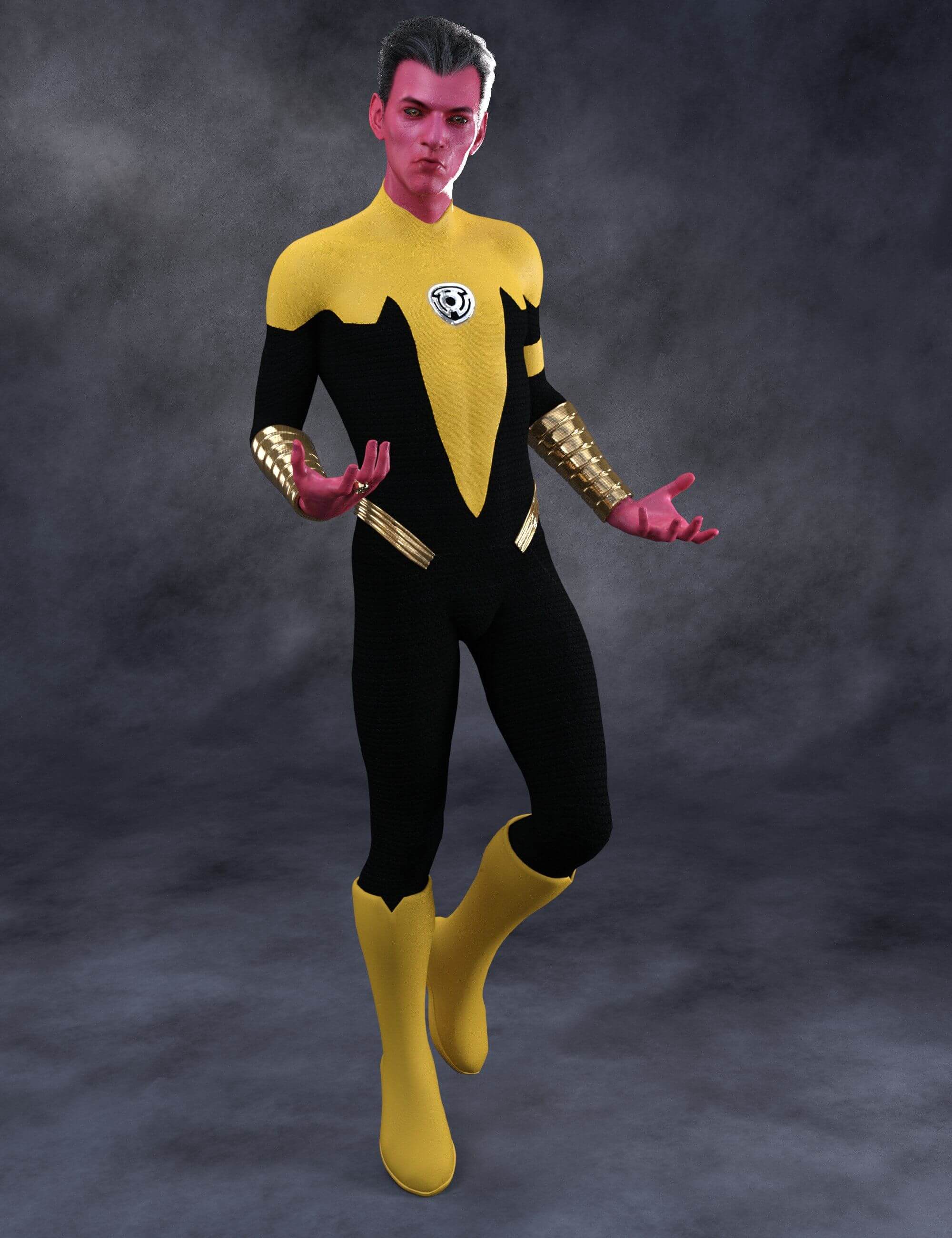 Sinestro 3D Render, Digital Art by billybear71