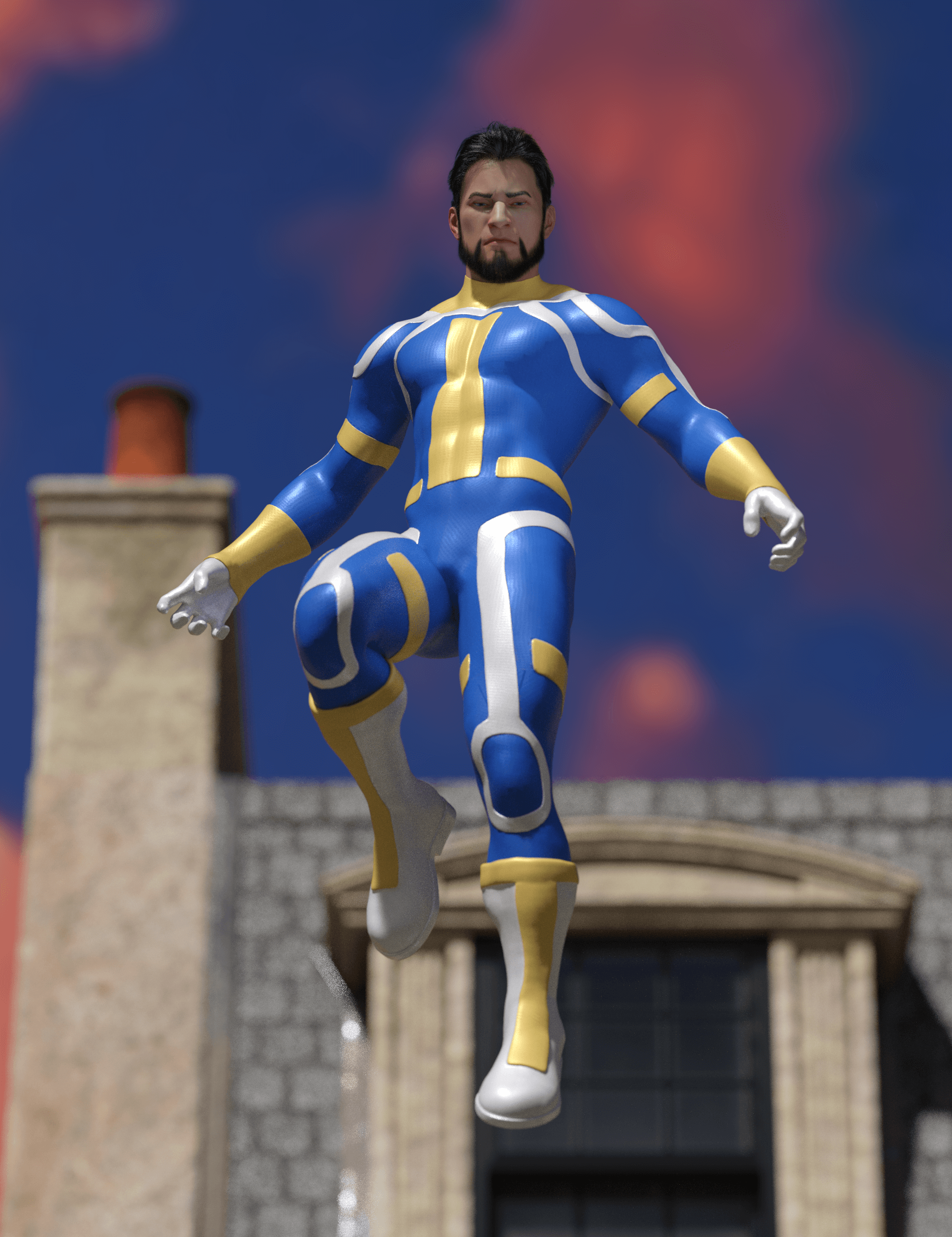 The Immortal - Invincible 3D Render, Digital Art by billybear71