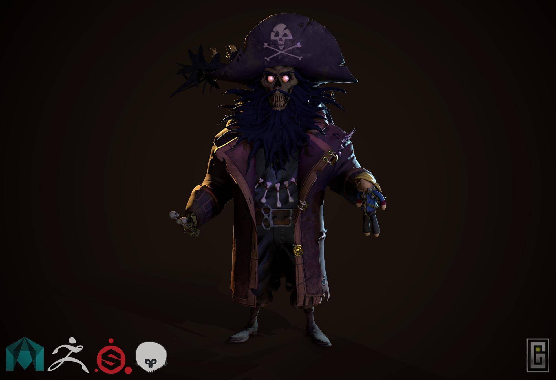 LeChuck 3D Render | RenderHub Gallery
