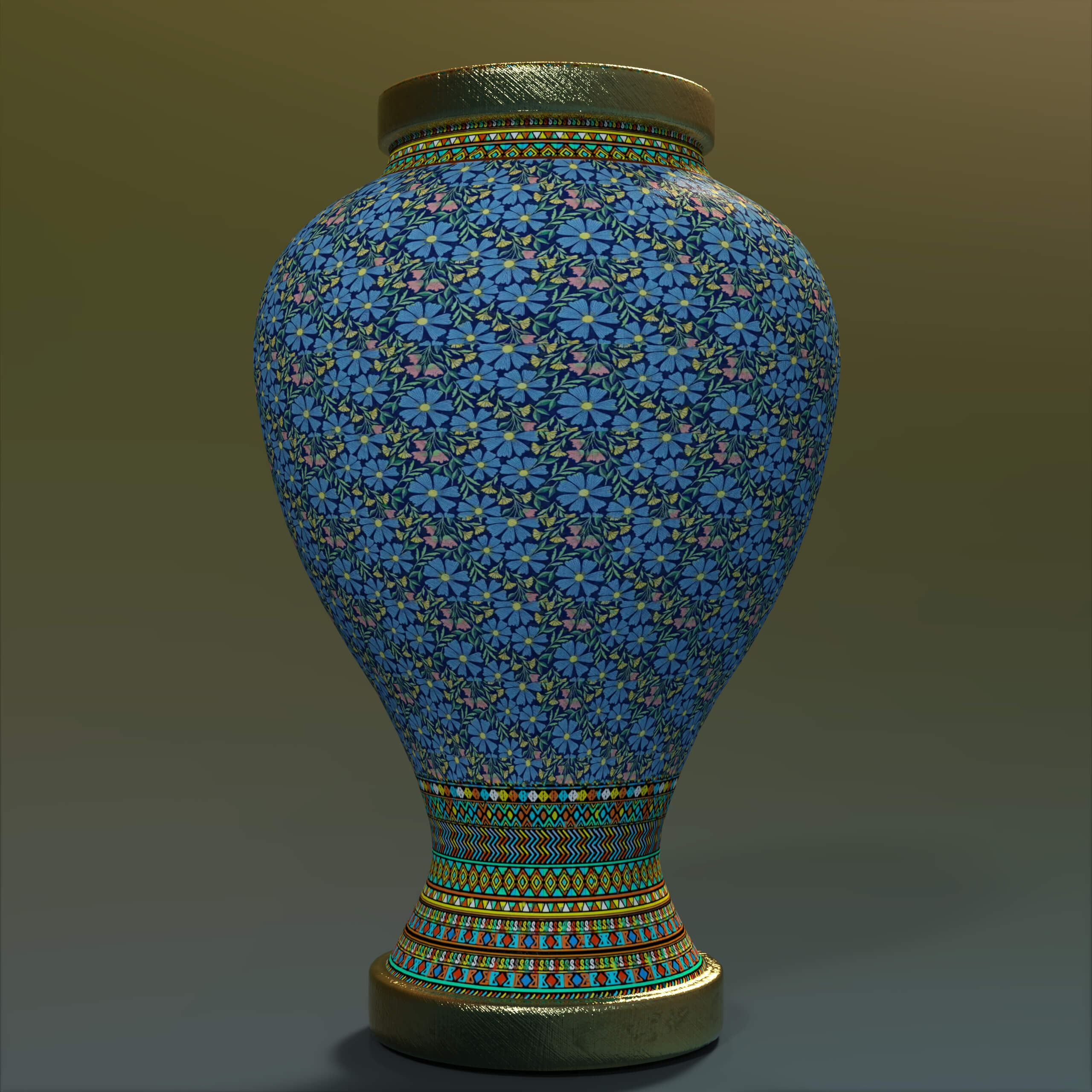 Medieval Flower Vase 3 - Daz Content by bindassdev