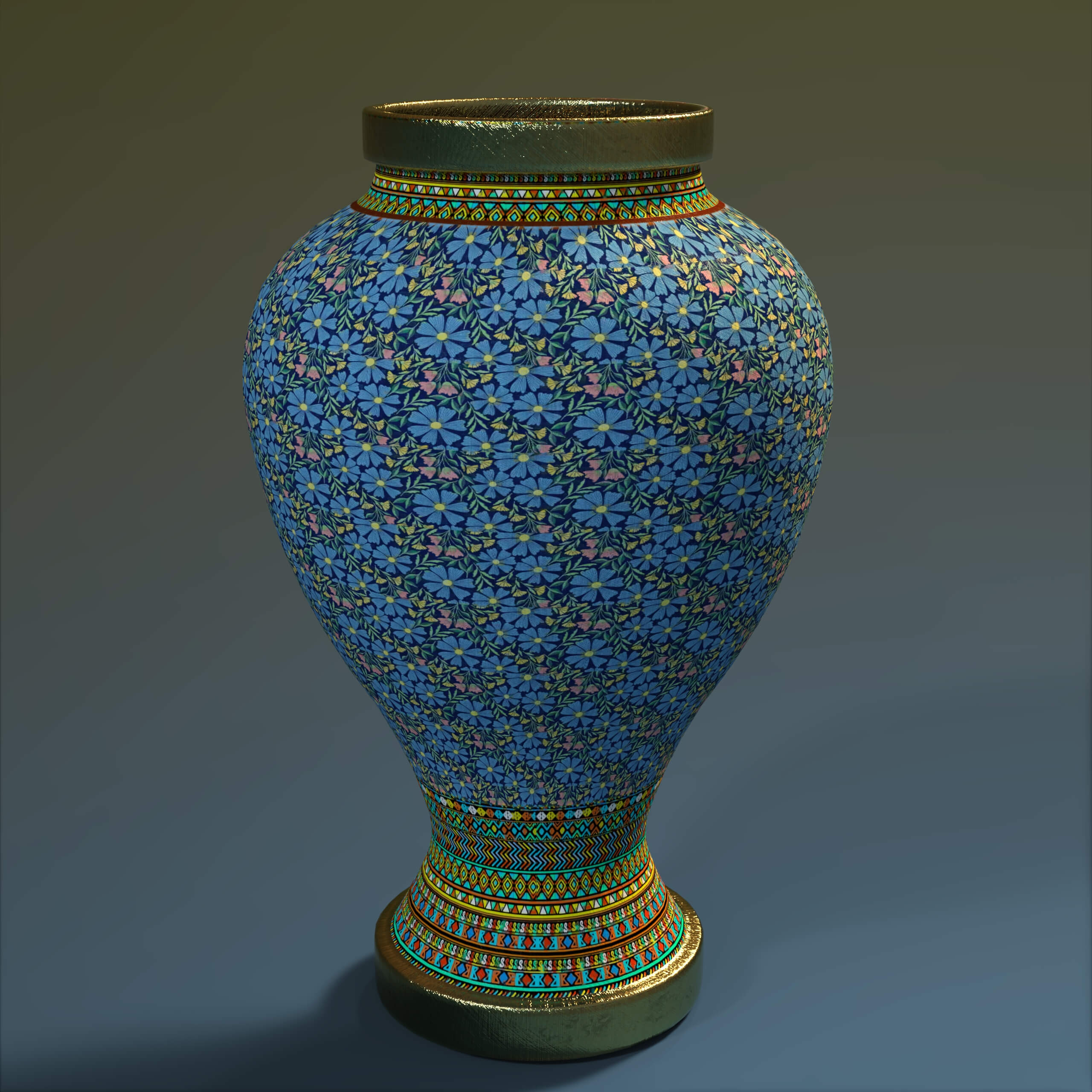 Medieval Flower Vase 3 - Daz Content by bindassdev