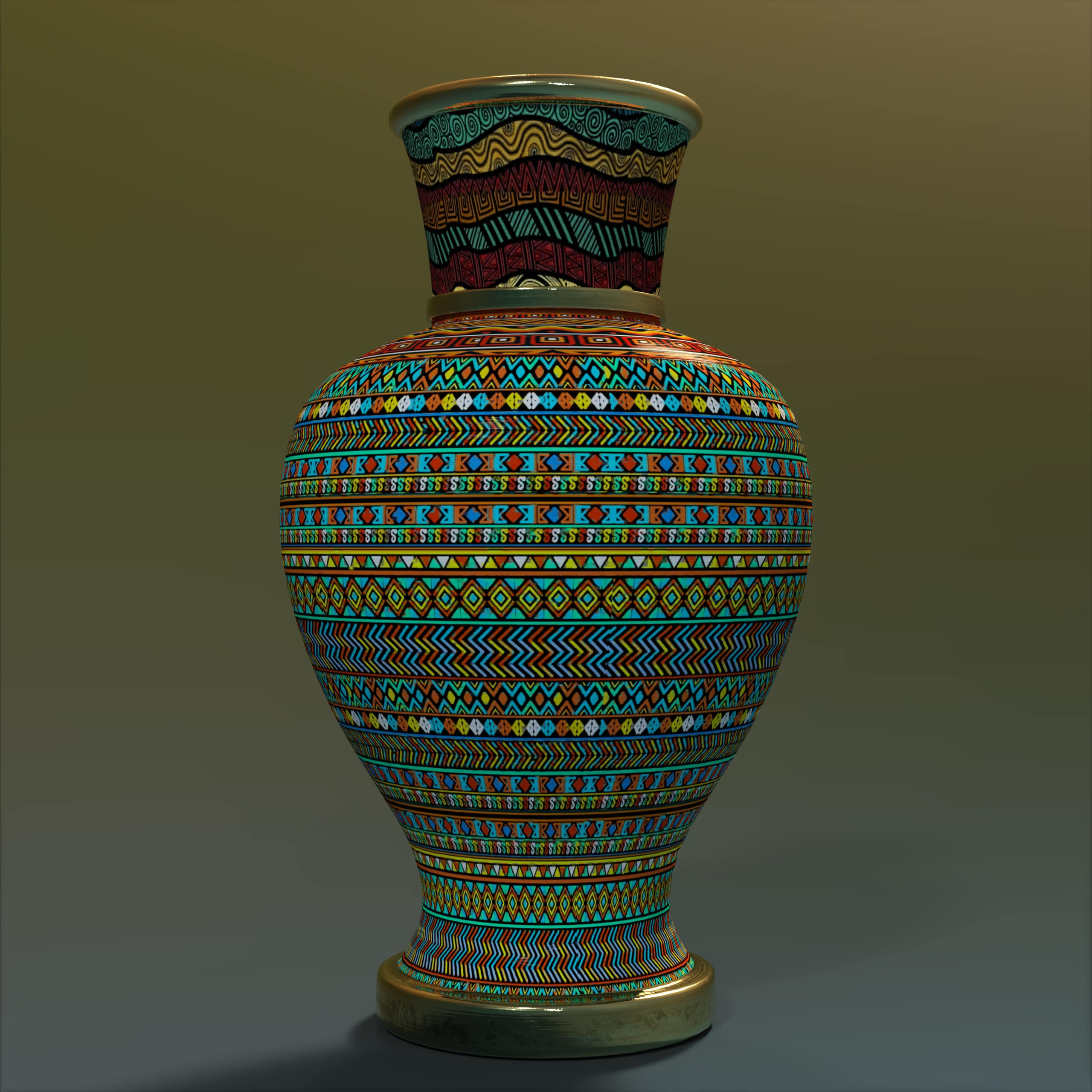 Medieval Flower Vase 4 - Daz Content by bindassdev