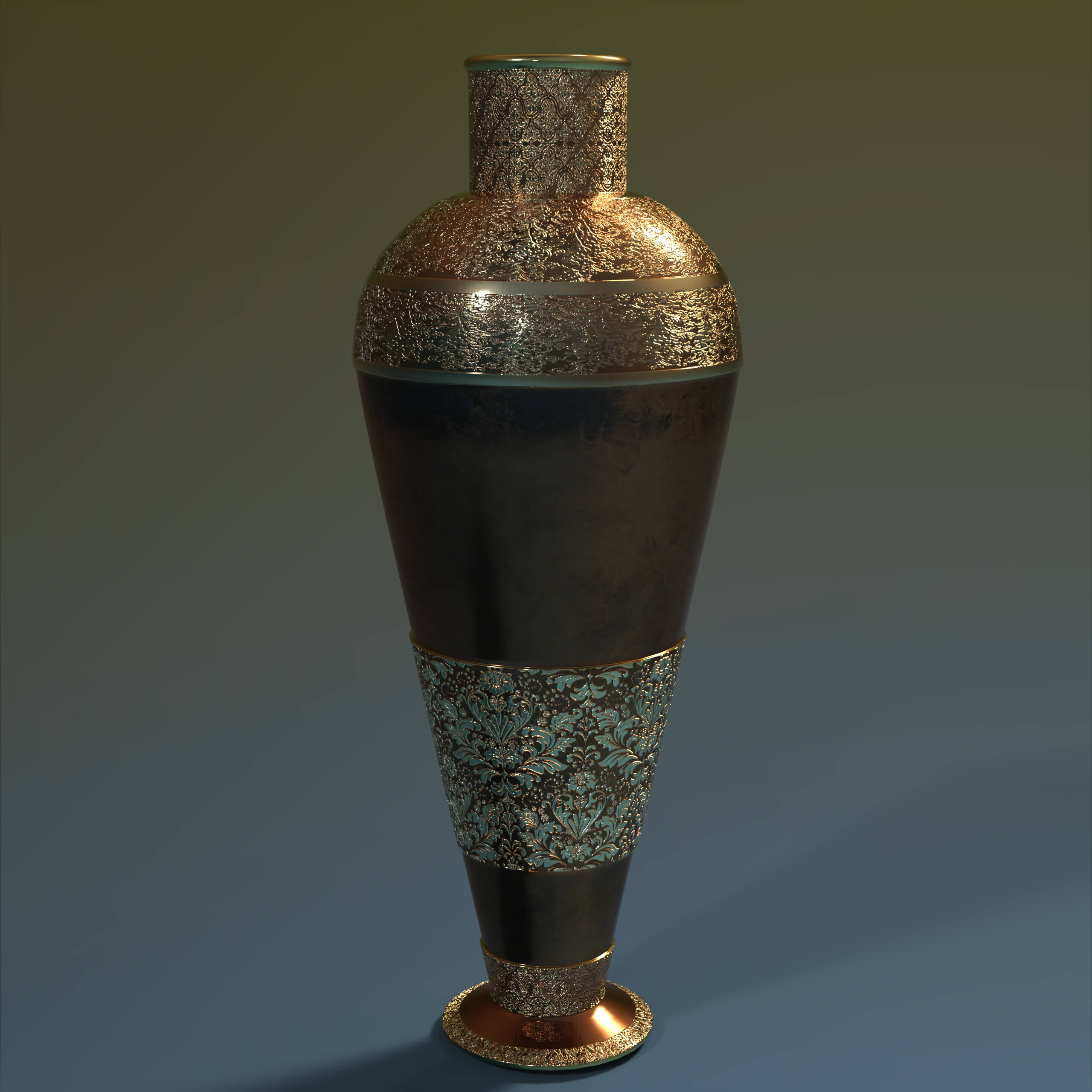 Medieval Flower Vase 9 - Daz Content by bindassdev