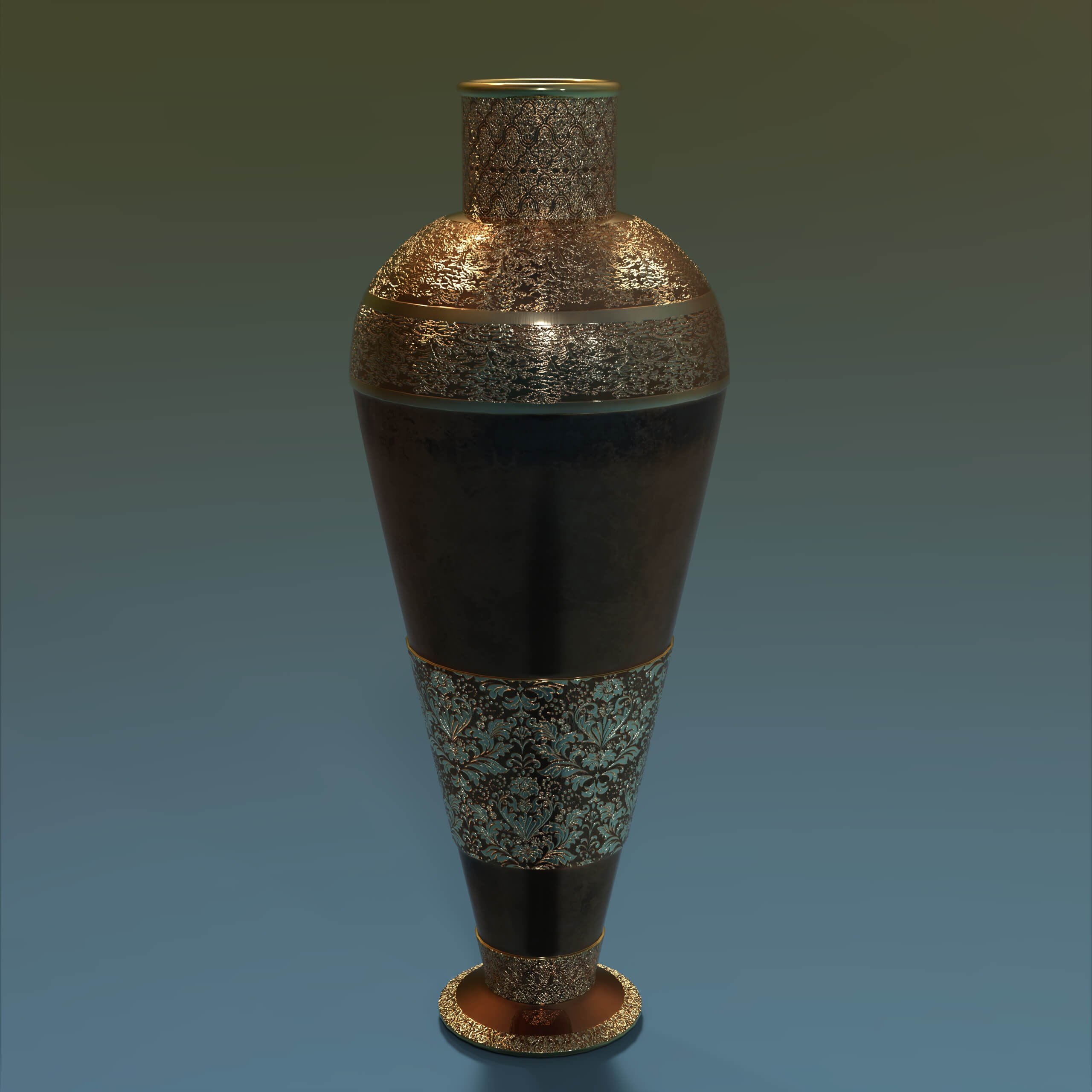 Medieval Flower Vase 9 - Daz Content by bindassdev