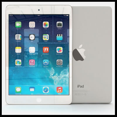 Apple iPad mini 2 Silver - 3D Model by Birdfix