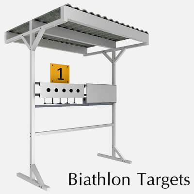 Biathlon Targets - 3D Model by Birdfix