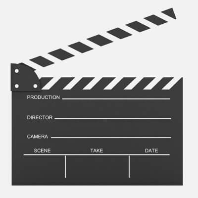 Clapper Board - 3D Model by Birdfix