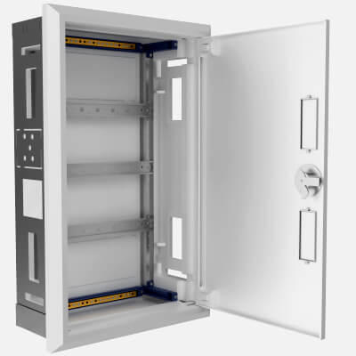 Recessed Electrical Distribution Enclosure - 3D Model by Birdfix