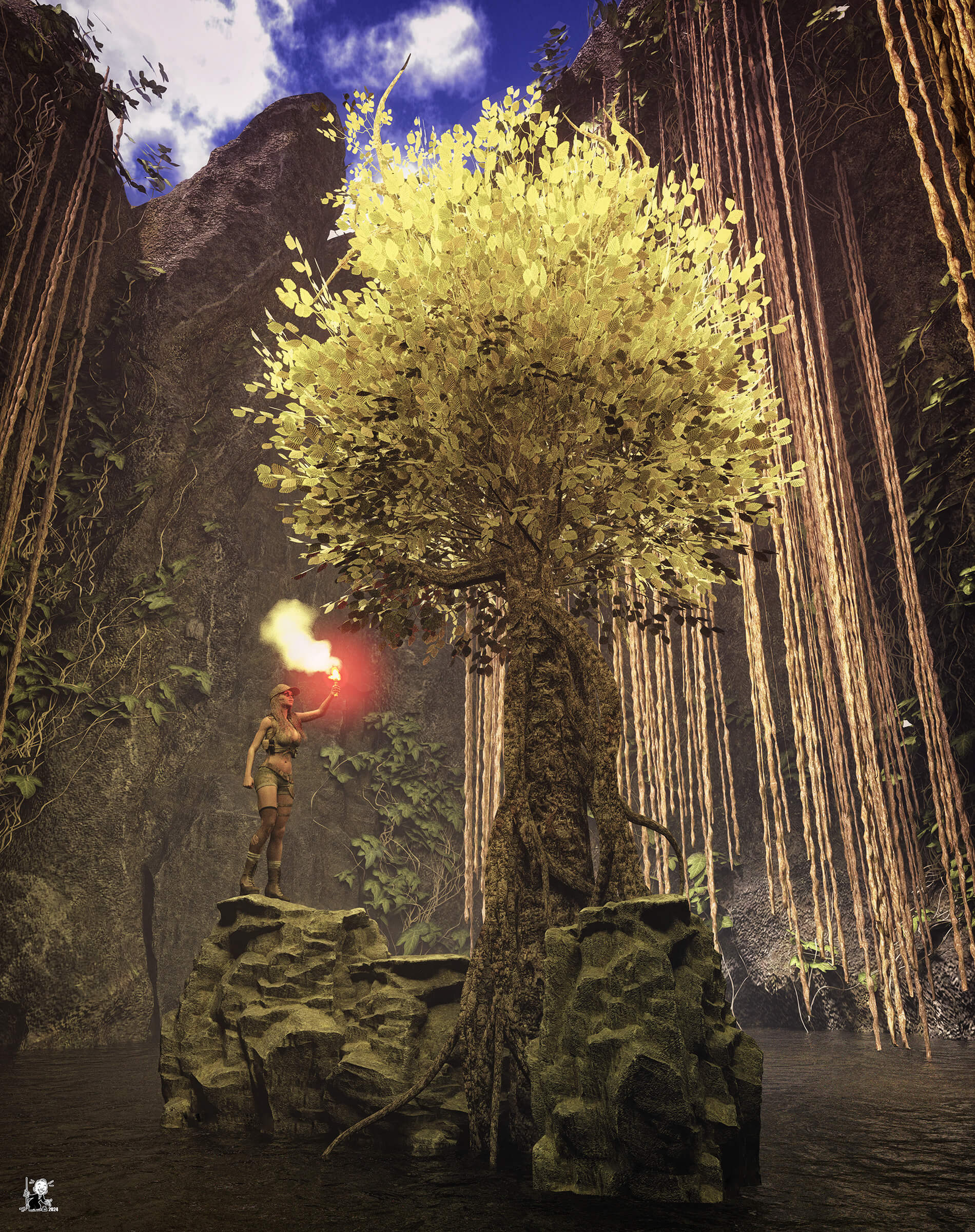 A tree of wonder 3D Render | RenderHub Gallery