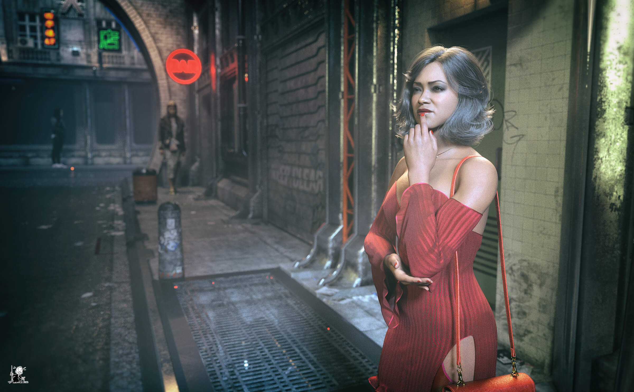 Anxious Waiting 3D Render, Digital Art by bisonravi