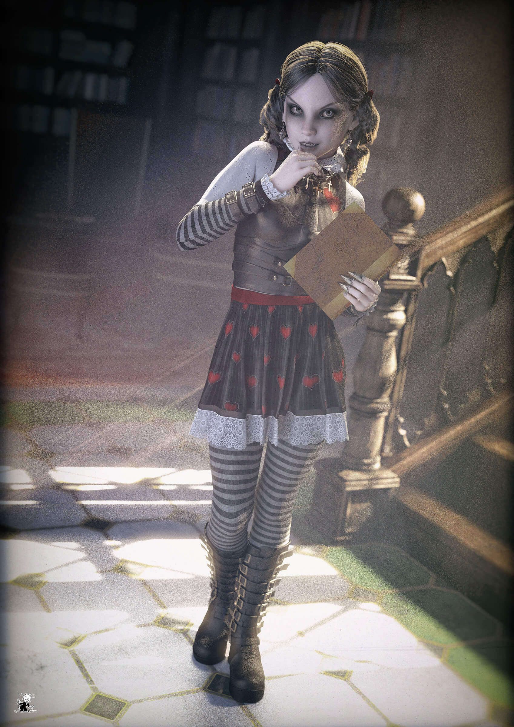 Are You the New Private Tutor? 3D Render by bisonravi