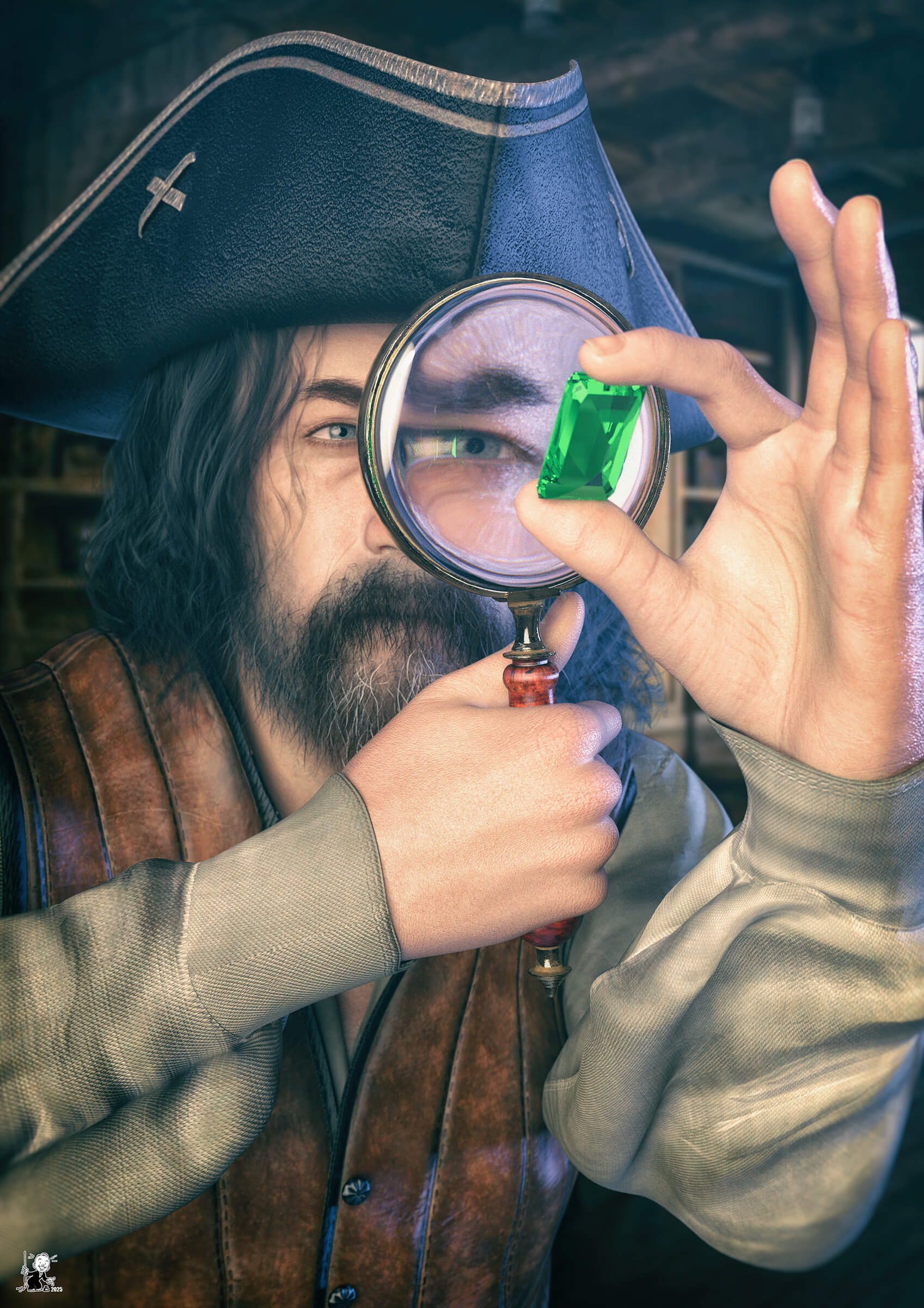 Loot Quality Control 3D Render, Digital Art by bisonravi