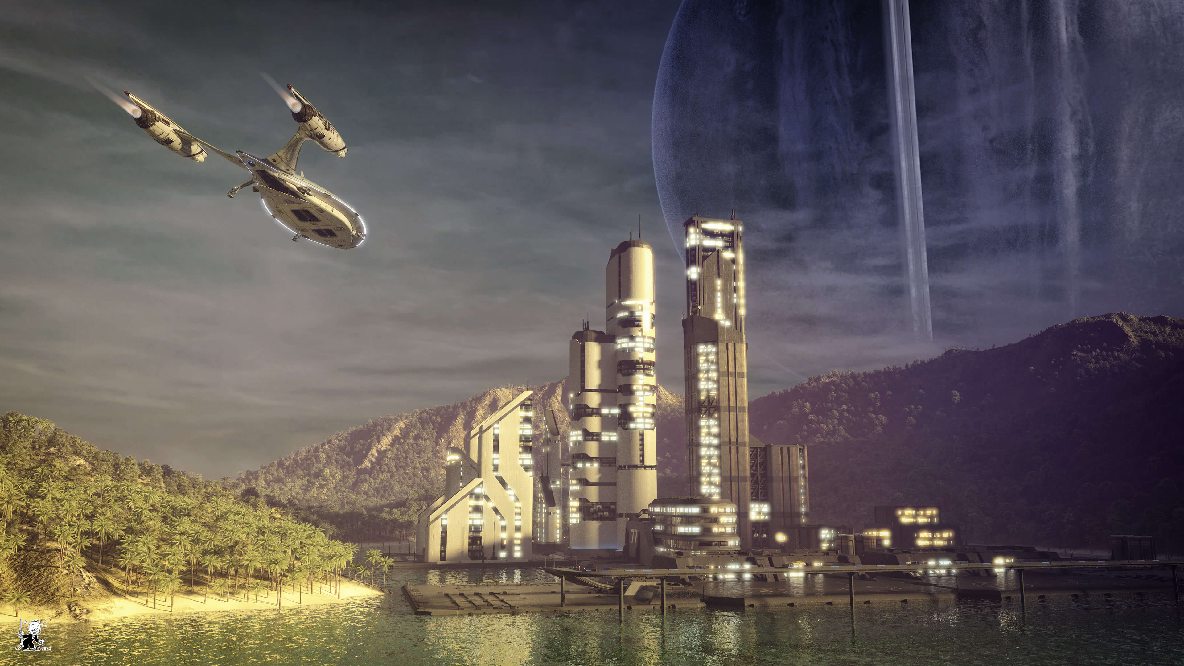 Return on Creshan N6KV 3D Render, Digital Art by bisonravi