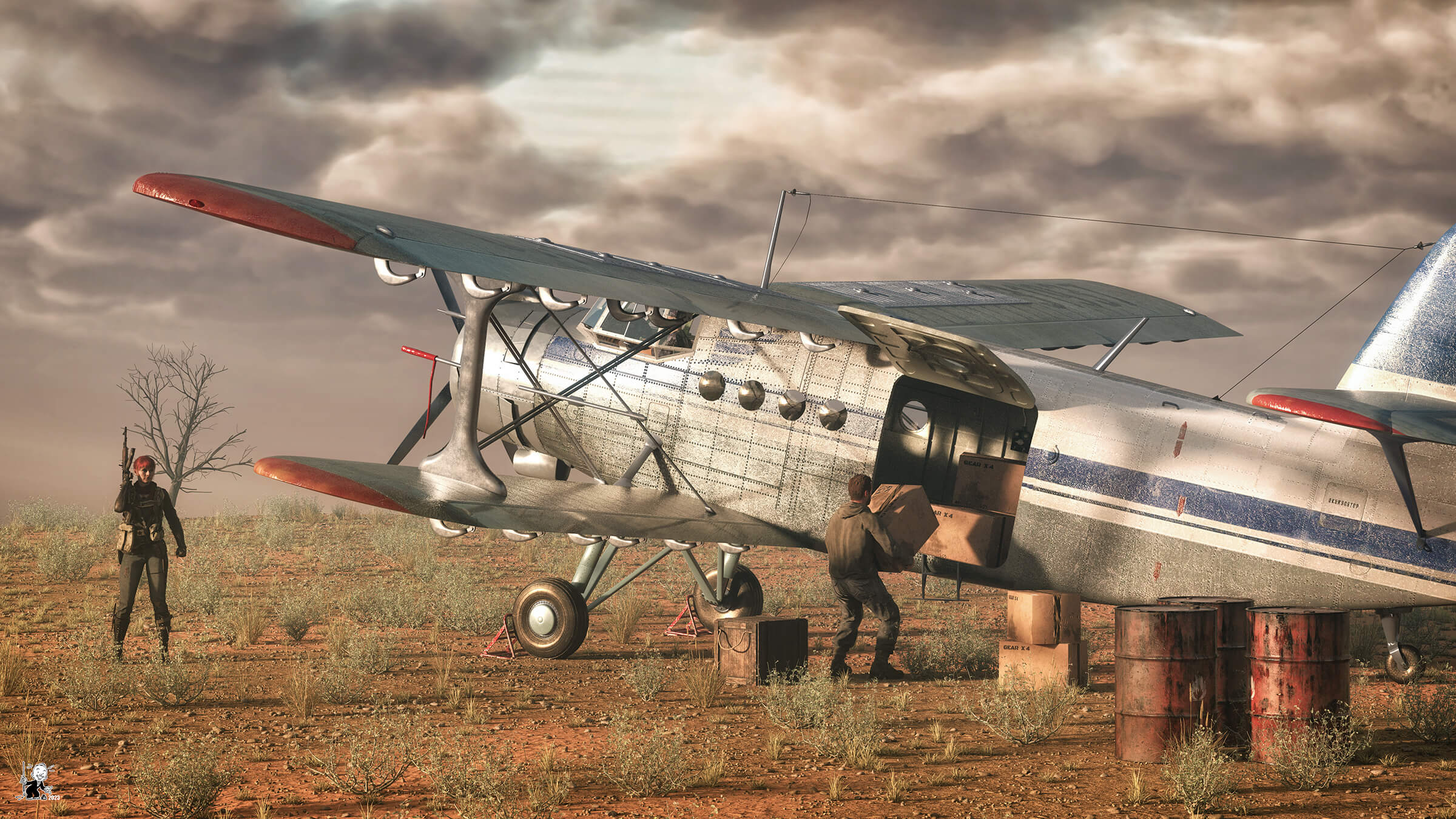 Smuggler shipment 3D Render, Digital Art by bisonravi