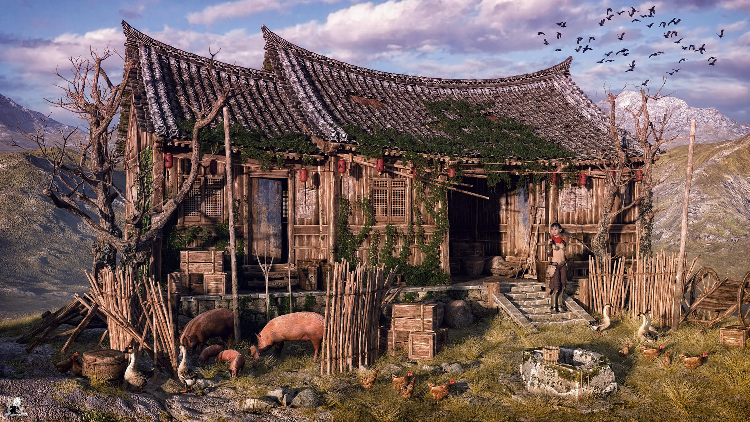 Solongo 3D Render, Digital Art by bisonravi