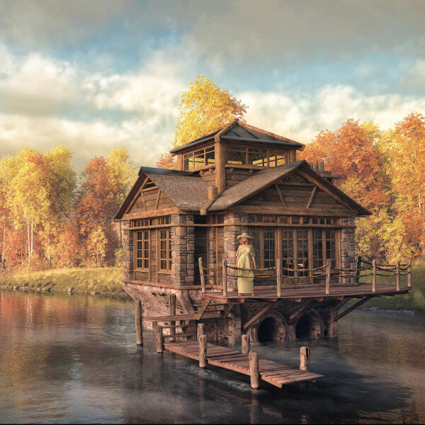 3D Art Gallery by bisonravi at RenderHub