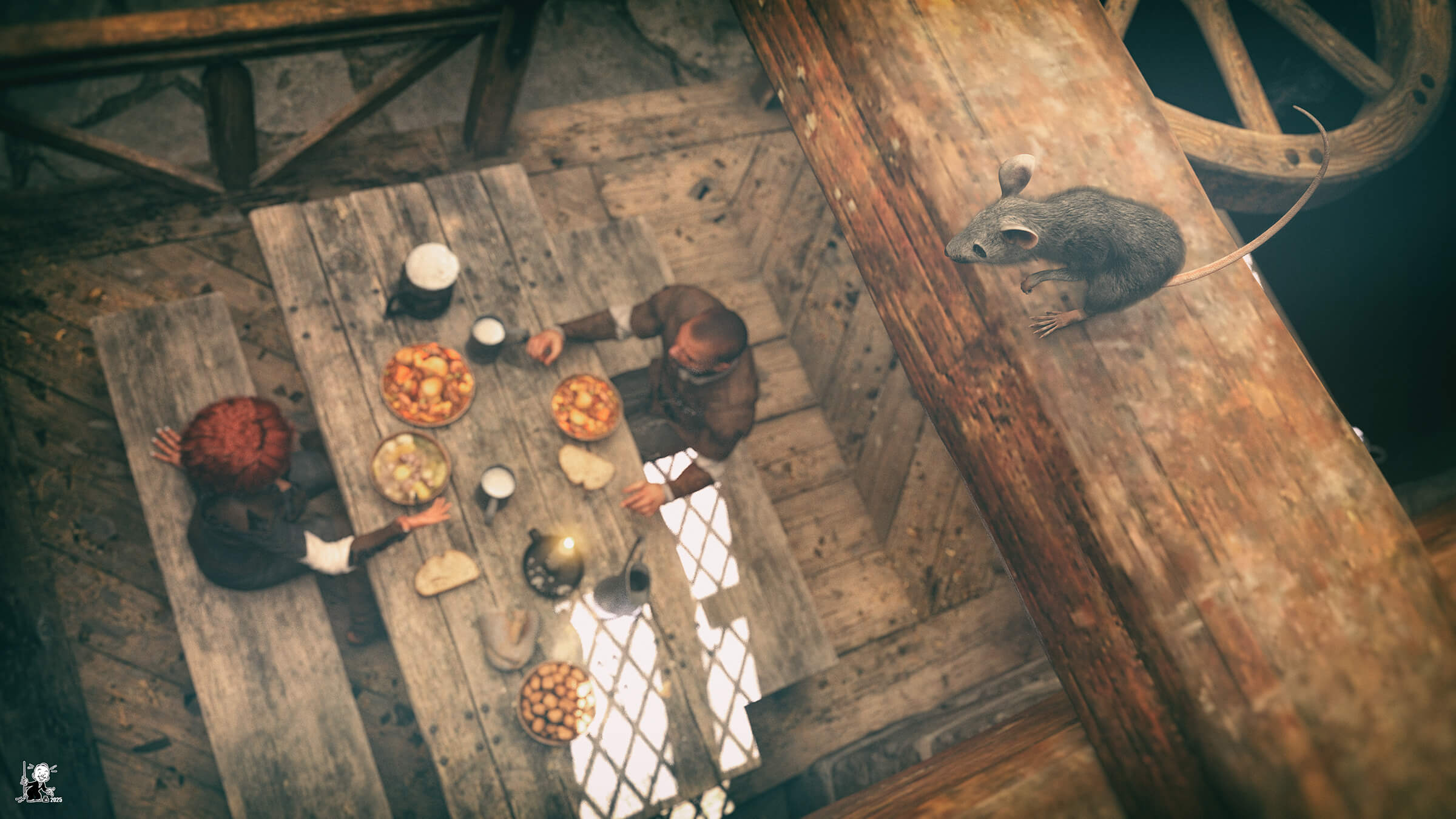 The Uninvited Guest 3D Render, Digital Art by bisonravi