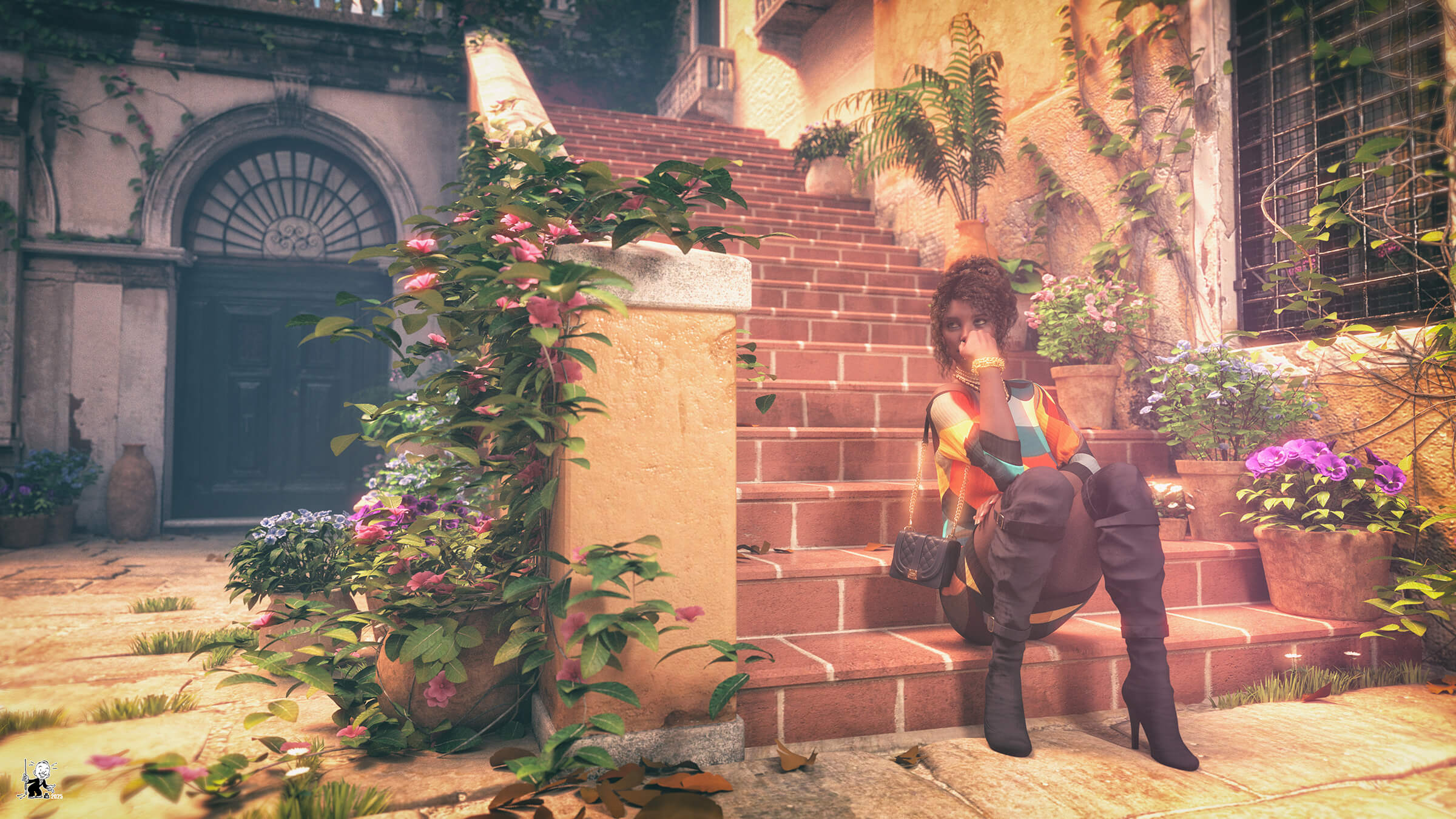 Tired of Waiting 3D Render, Digital Art by bisonravi