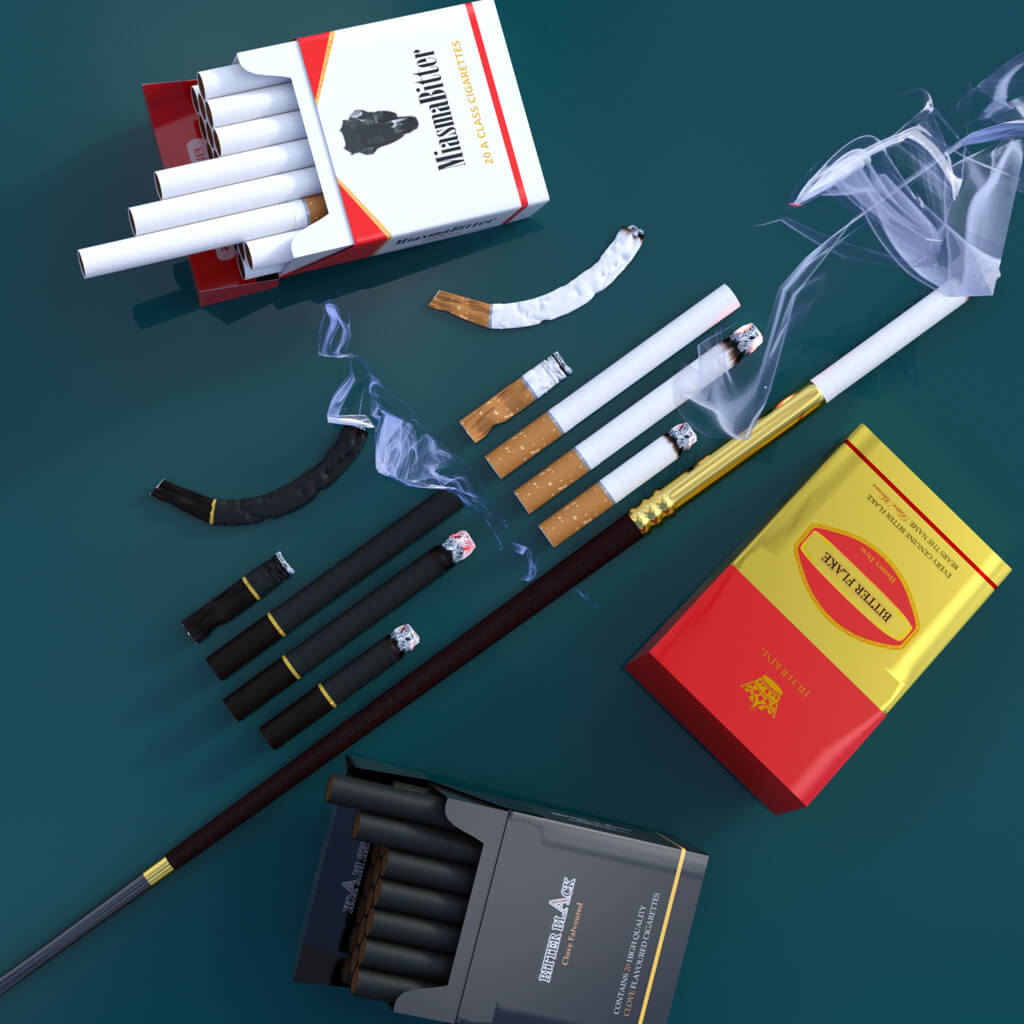 Ultimate Smoking Set - Daz Content by bittermiasma