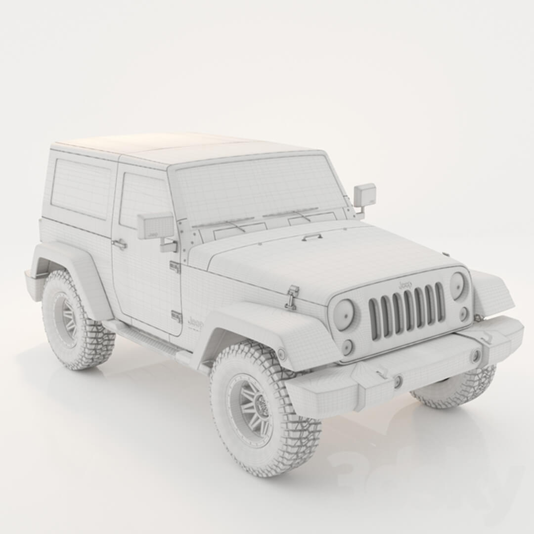 3D Model of Jeep by BKRM