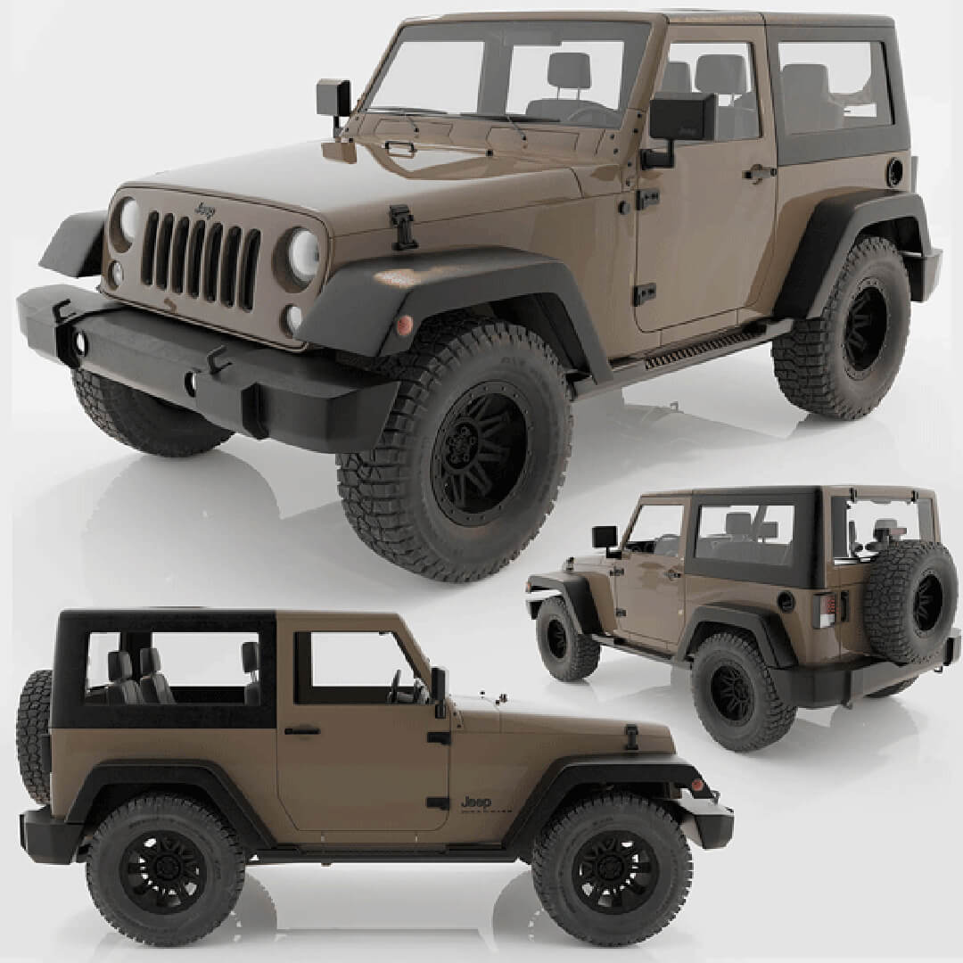 3D Model of Jeep by BKRM