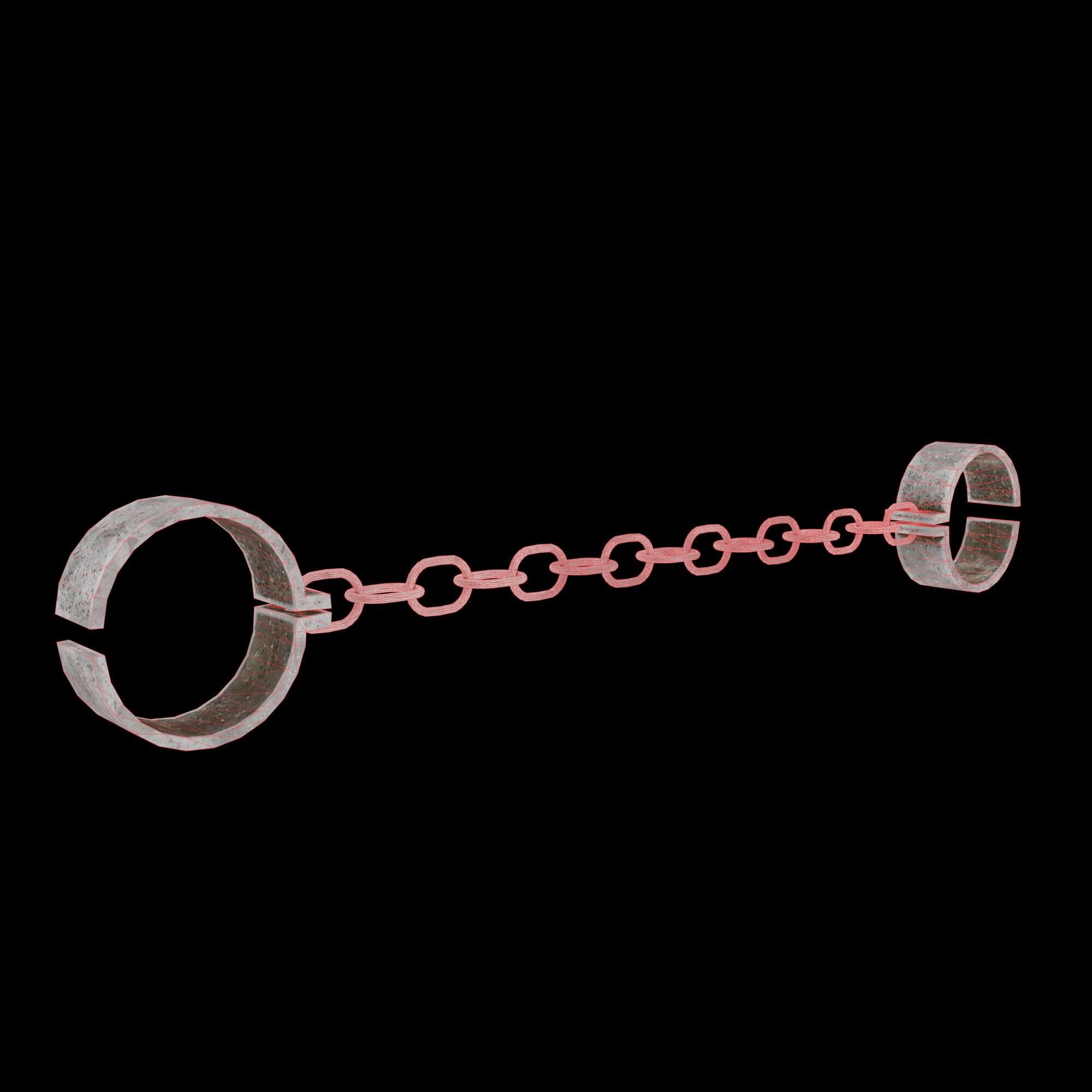 Medieval Handcuffs - 3D Model by Black_Coffee