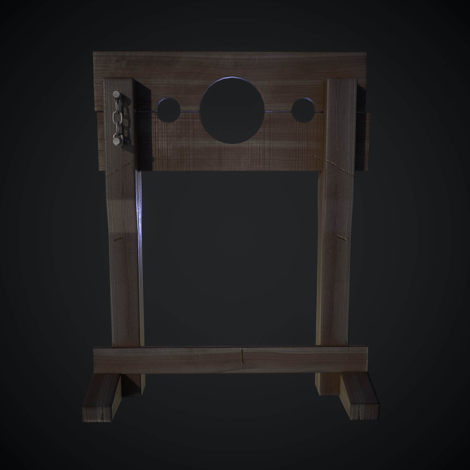 Medieval Wooden Pillory - 3D Model by Black_Coffee