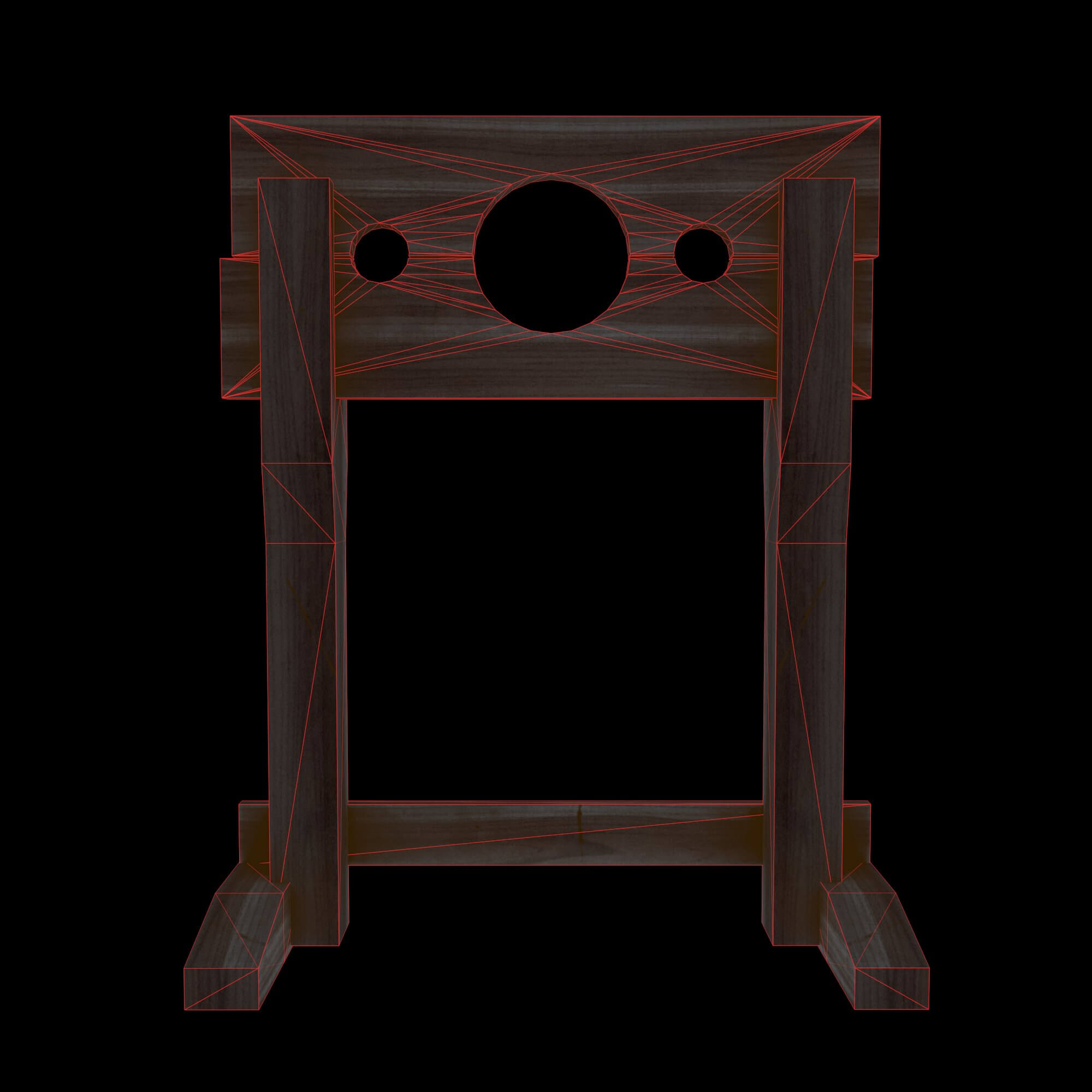 Medieval Wooden Pillory - 3D Model by Black_Coffee