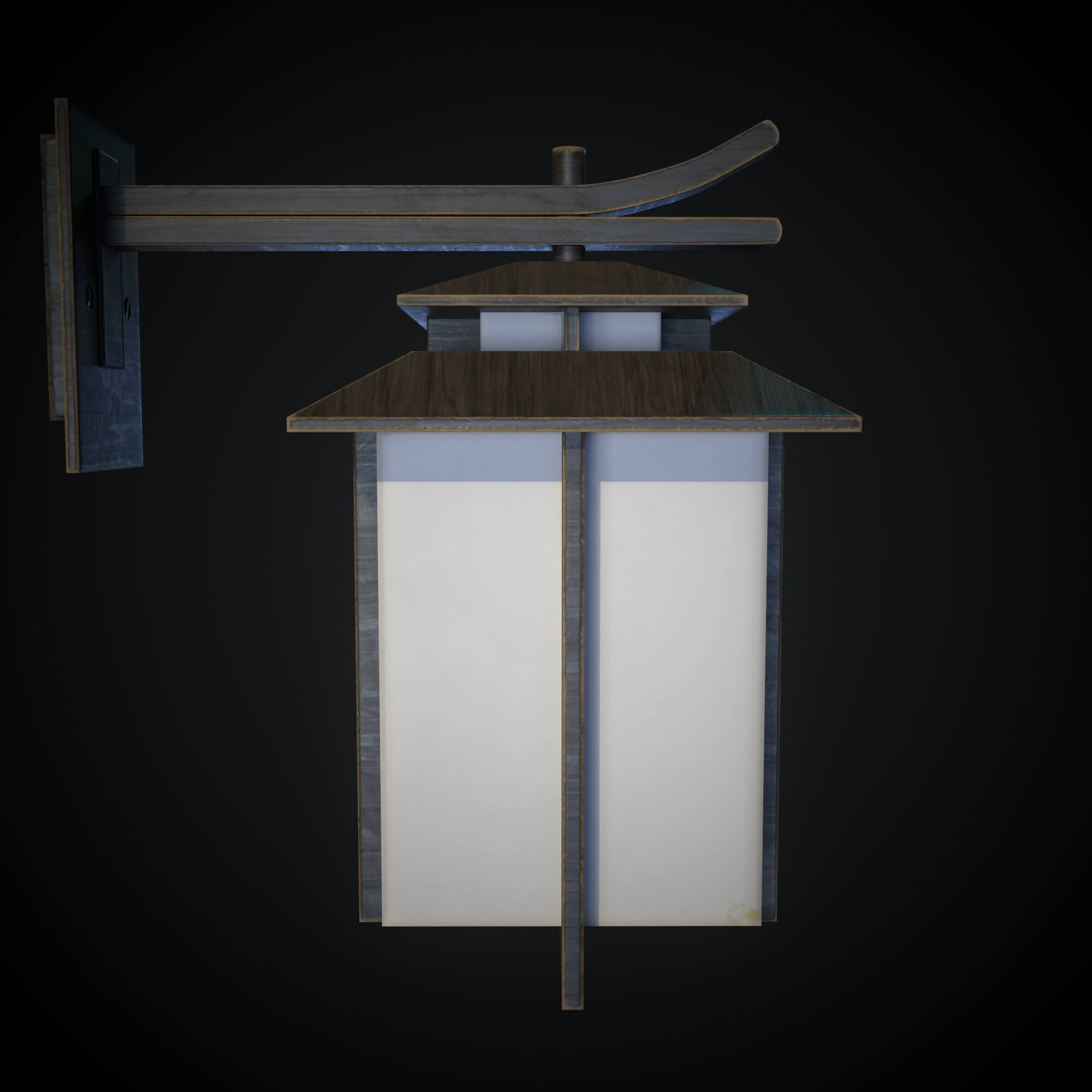 Modern Chinese Lamp - 3D Model by Black_Coffee