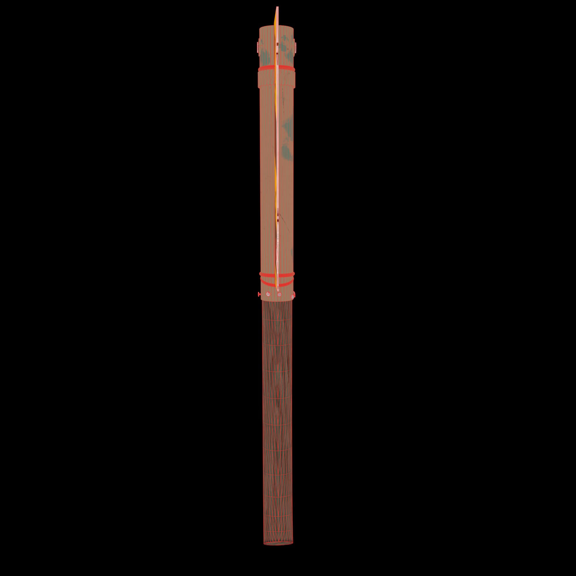 Post Apocalyptic Road Sign Axe - 3D Model by Black_Coffee