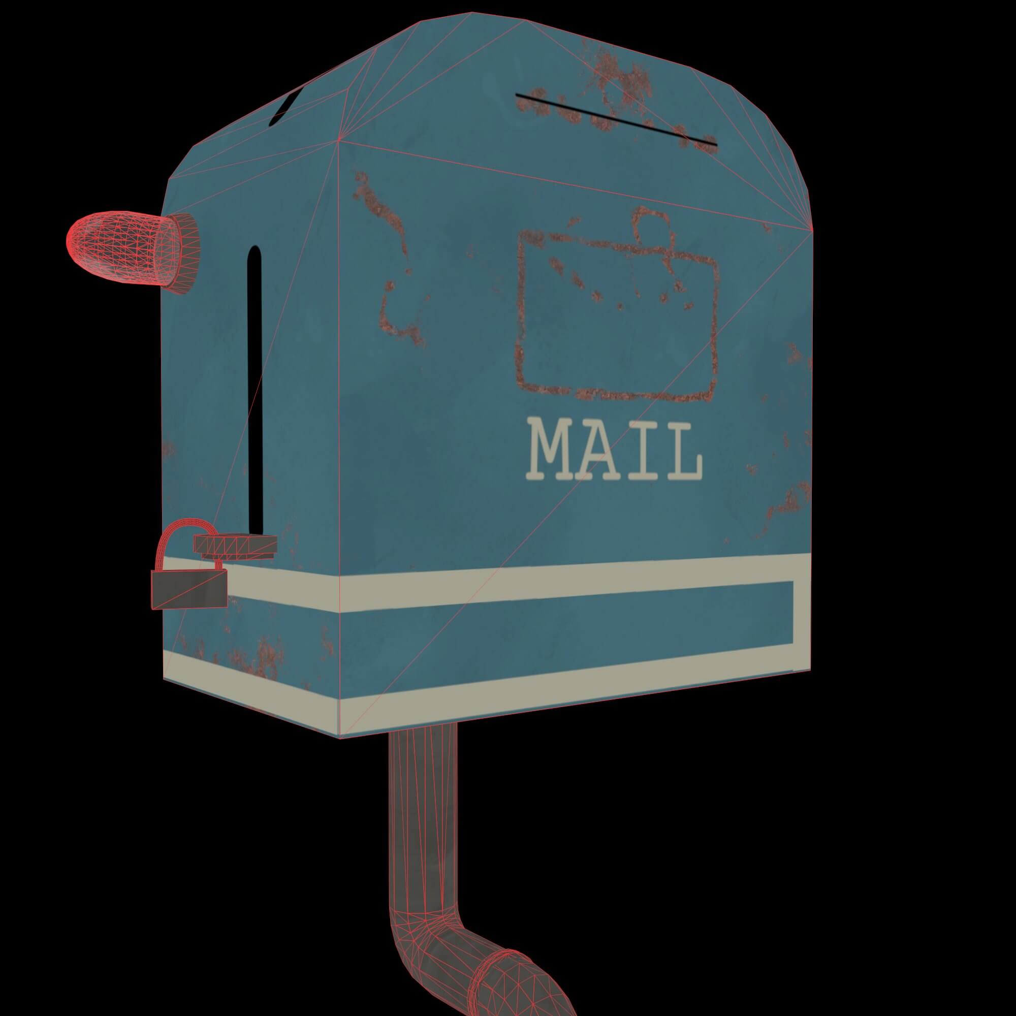 Retro Toaster Mail Box - 3D Model by Black_Coffee