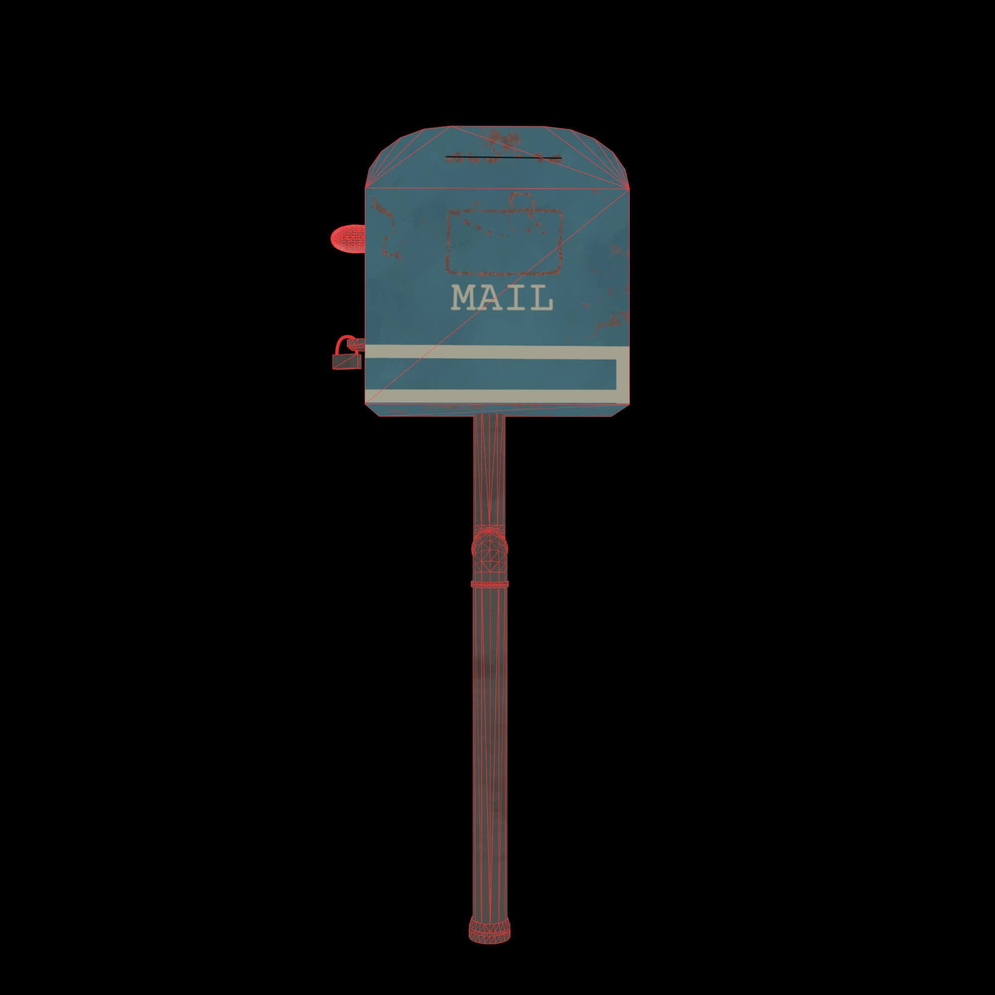 Retro Toaster Mail Box - 3D Model by Black_Coffee