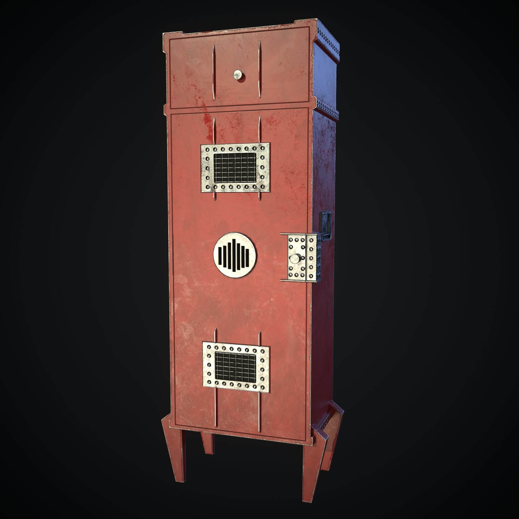 Steempunk Locker - 3D Model by Black_Coffee