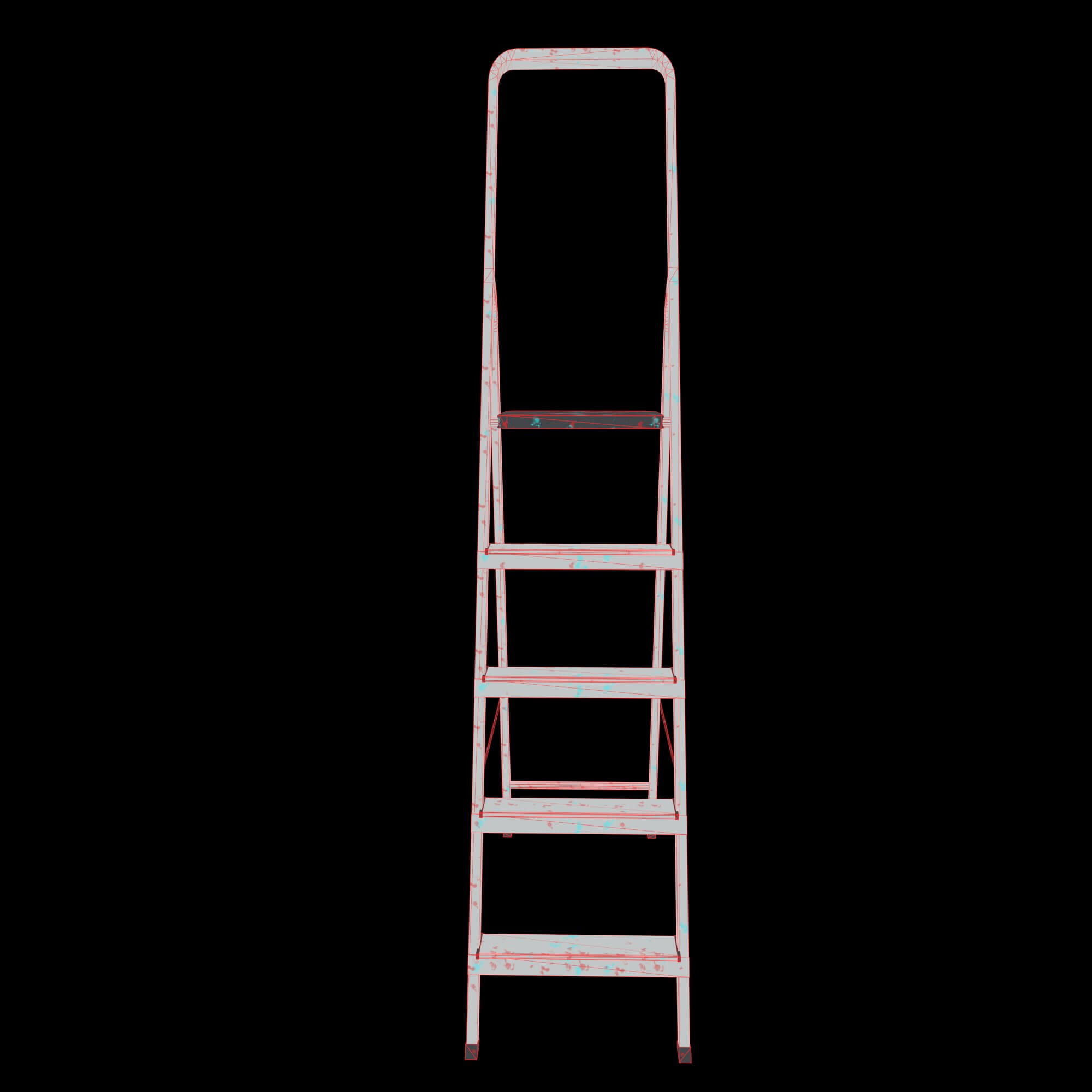 Work Step Ladder - 3D Model by Black_Coffee