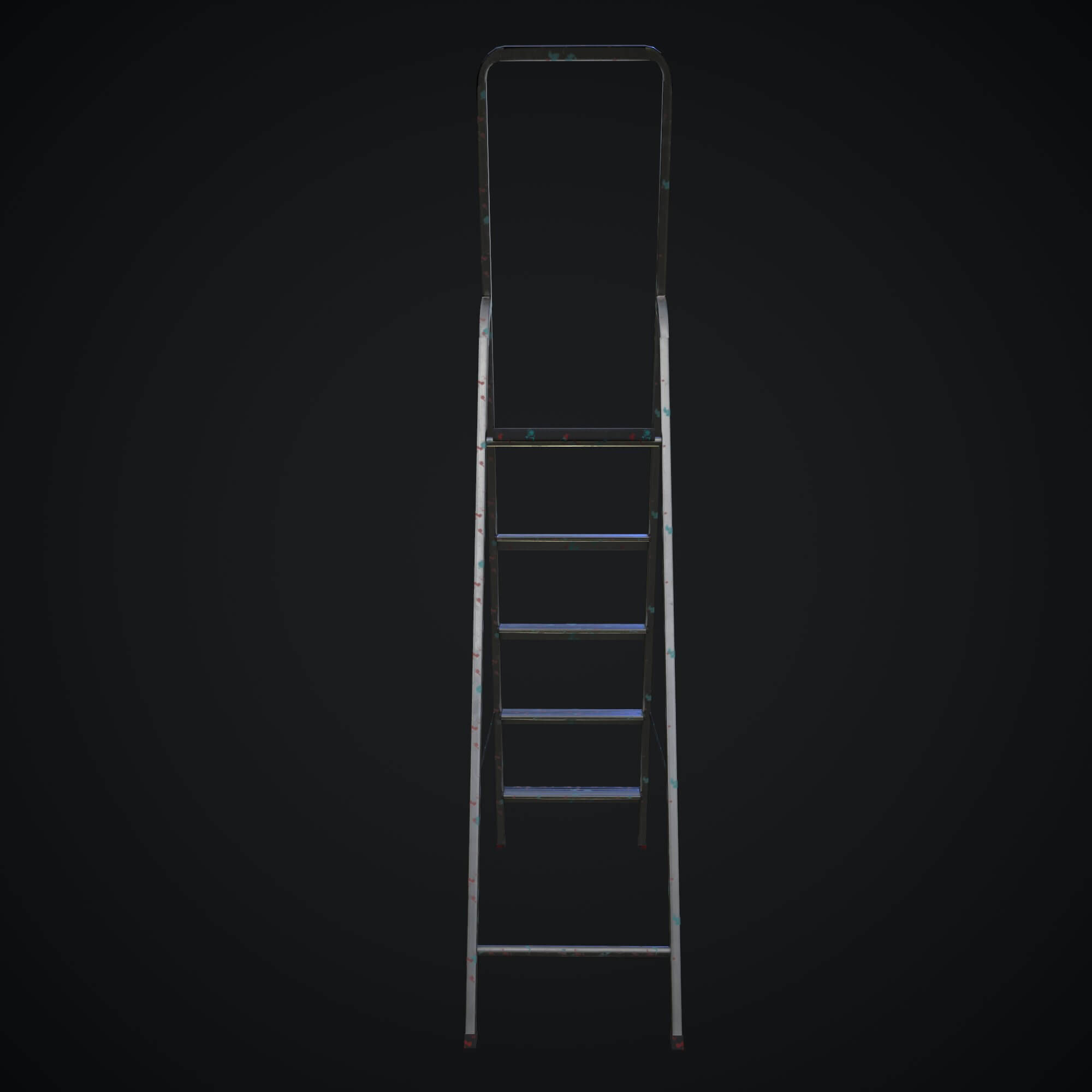 Work Step Ladder - 3D Model by Black_Coffee
