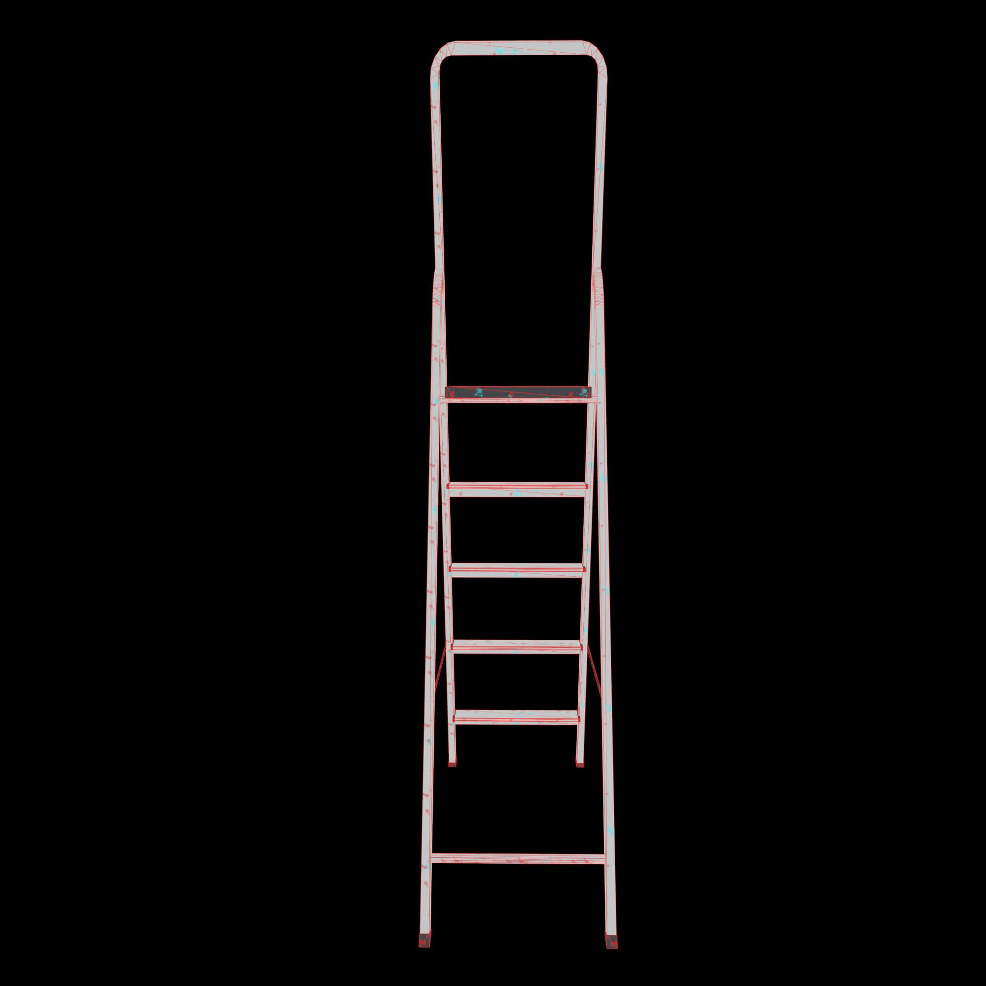 Work Step Ladder - 3D Model by Black_Coffee