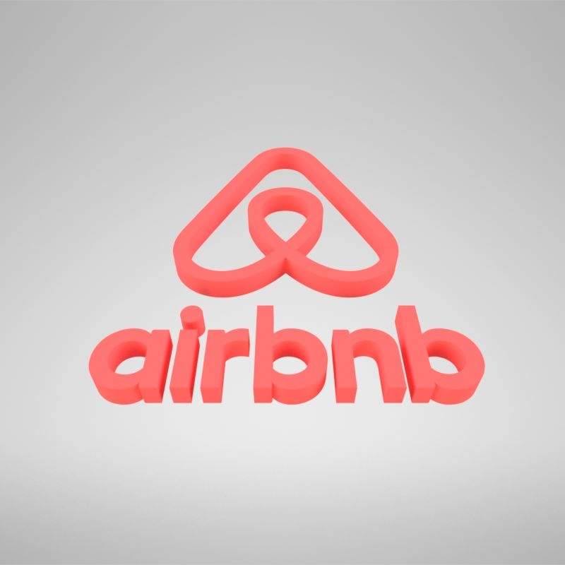 Airbnb Logo - 3D Model by Blackeveryday