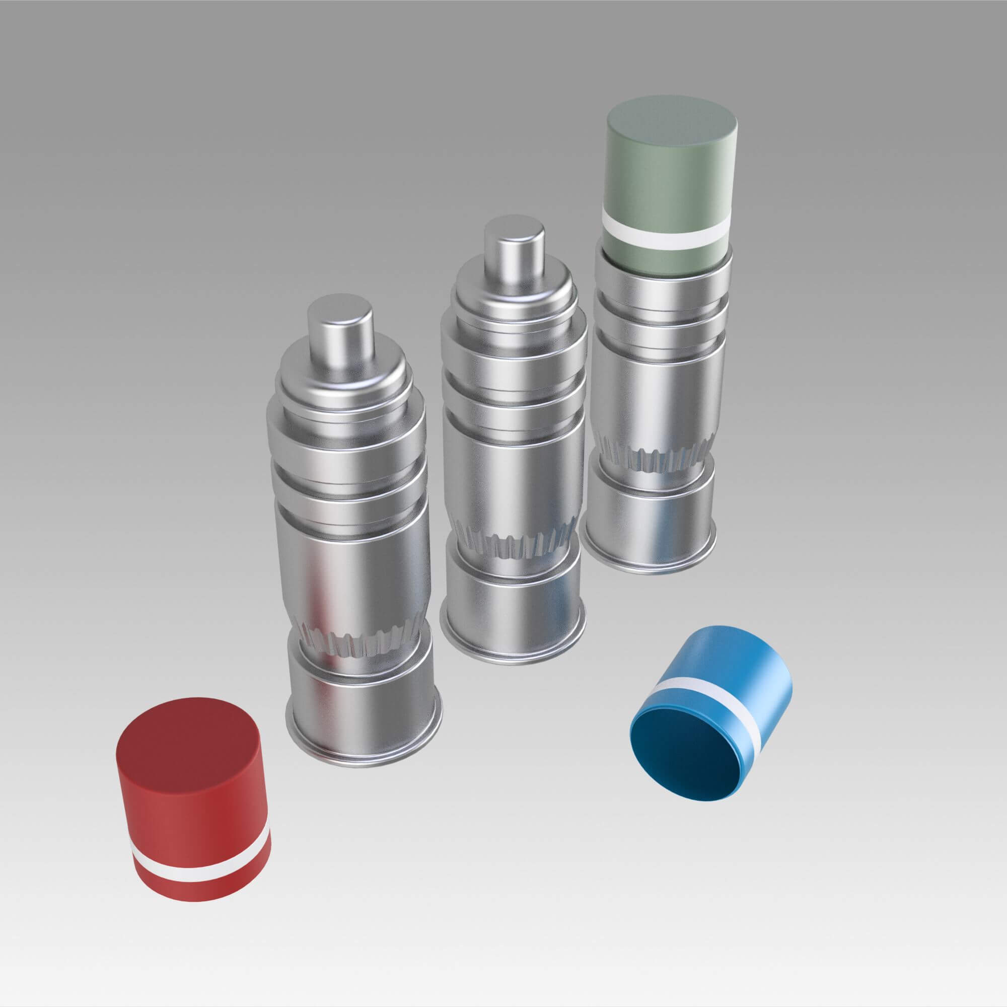 Aluminum M40 Grenade Aliens Pulse Rifle - 3D Model by Blackeveryday