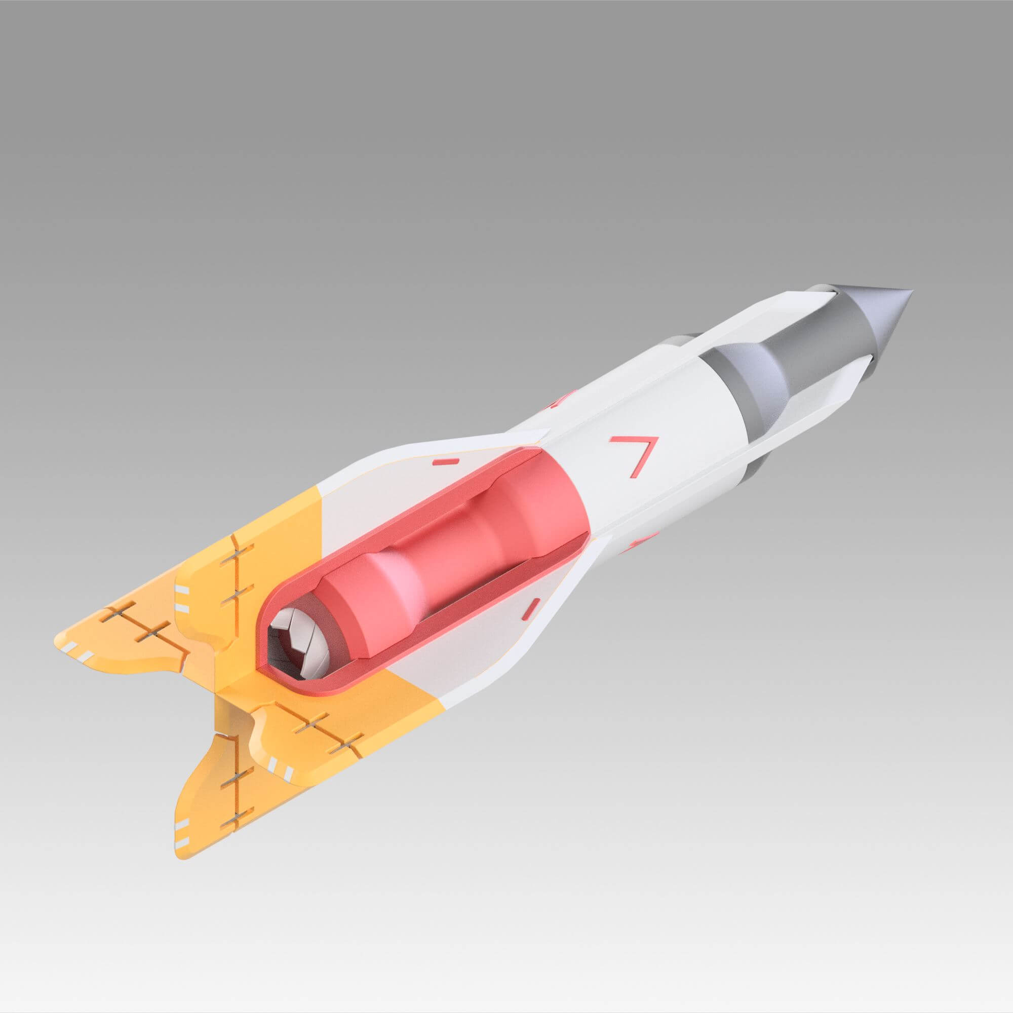 Apex Legends Bangalore Rocket - 3D Model by Blackeveryday