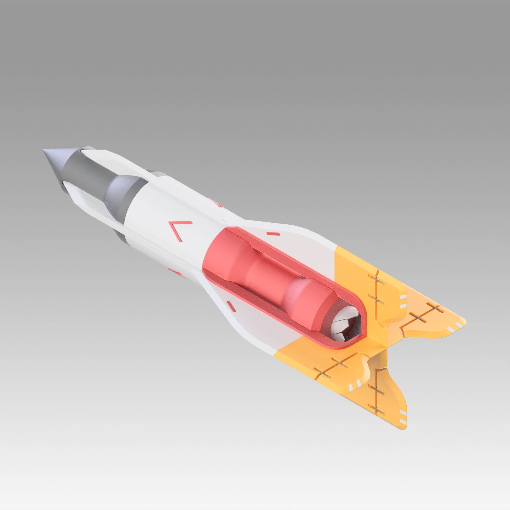 Apex Legends Bangalore Rocket - 3D Model by Blackeveryday