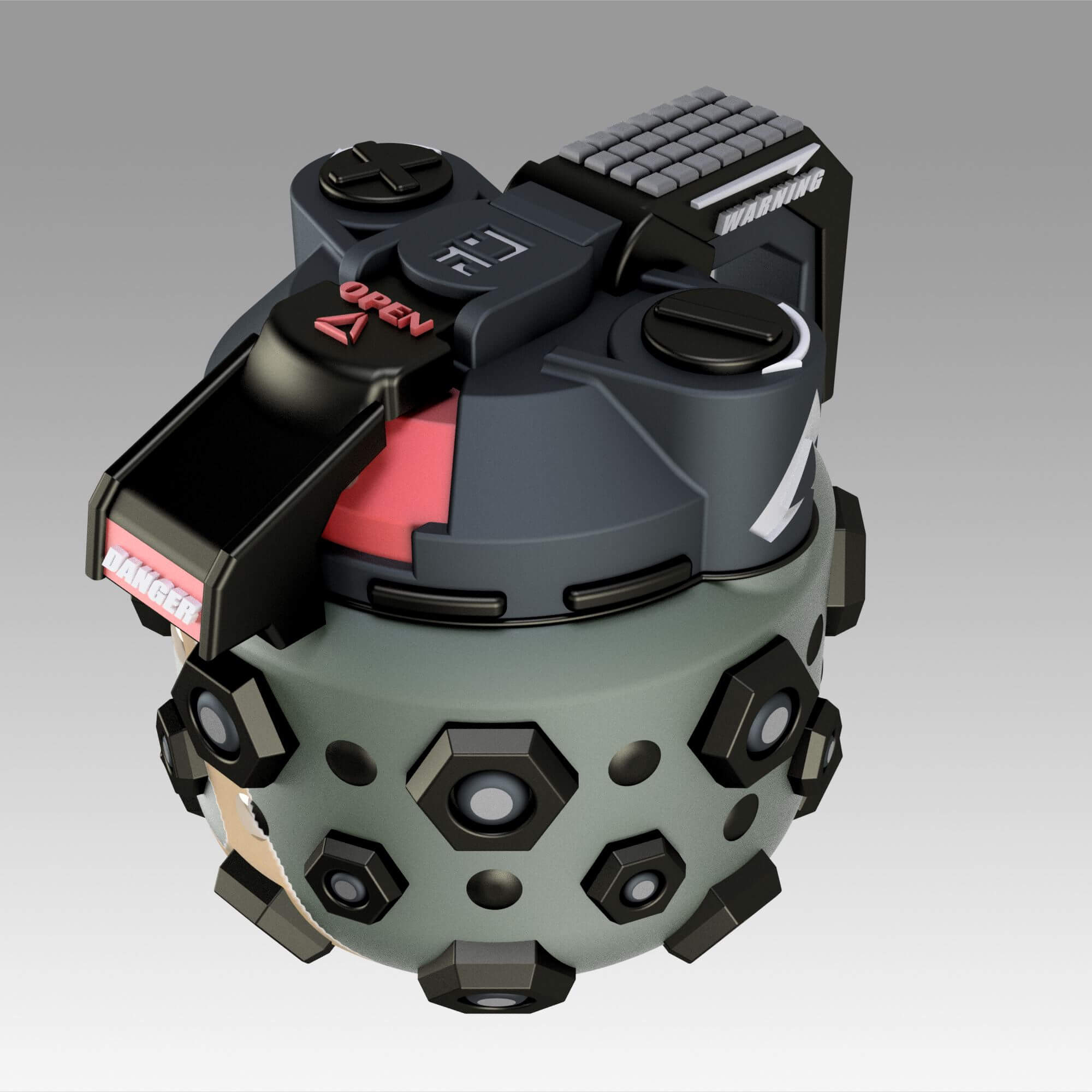 Apex Legends Octane Frag Grenade - 3D Print Model by Blackeveryday
