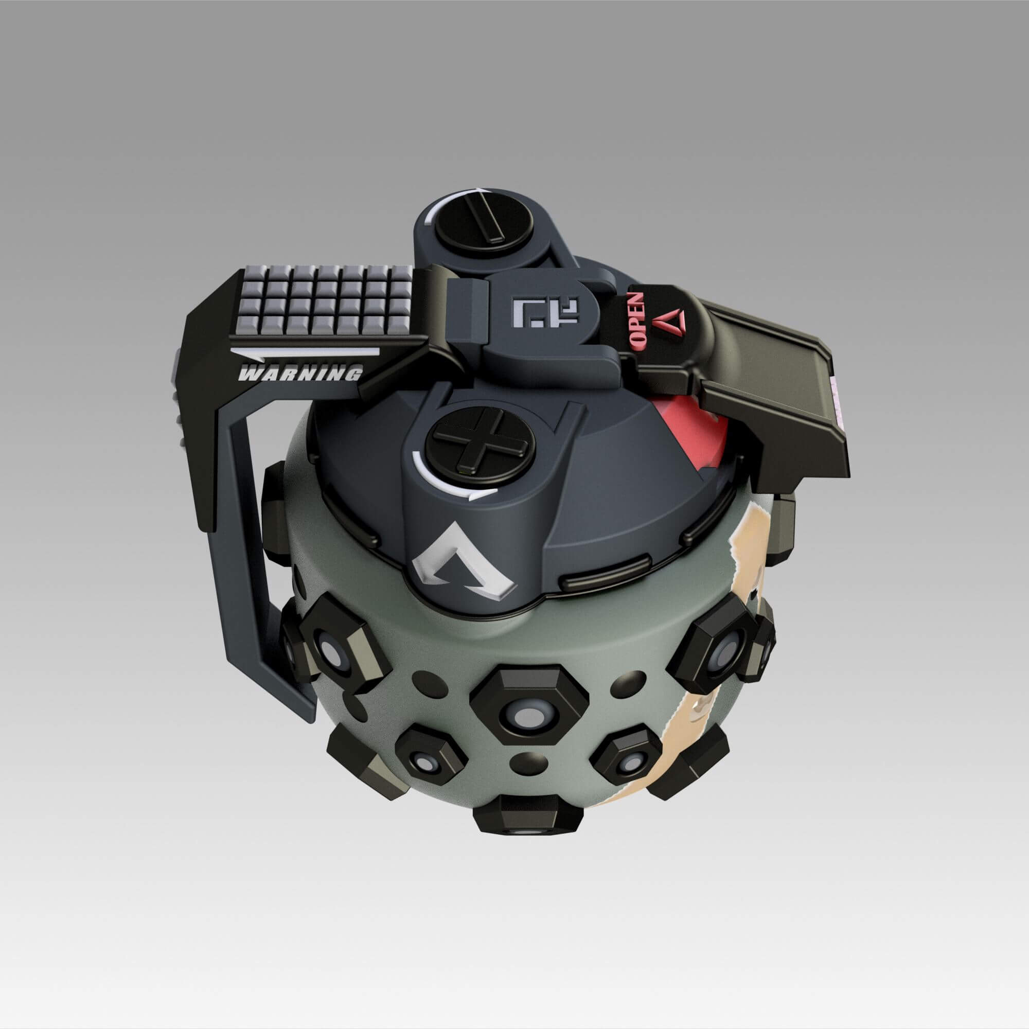 Apex Legends Octane Frag Grenade - 3D Print Model by Blackeveryday