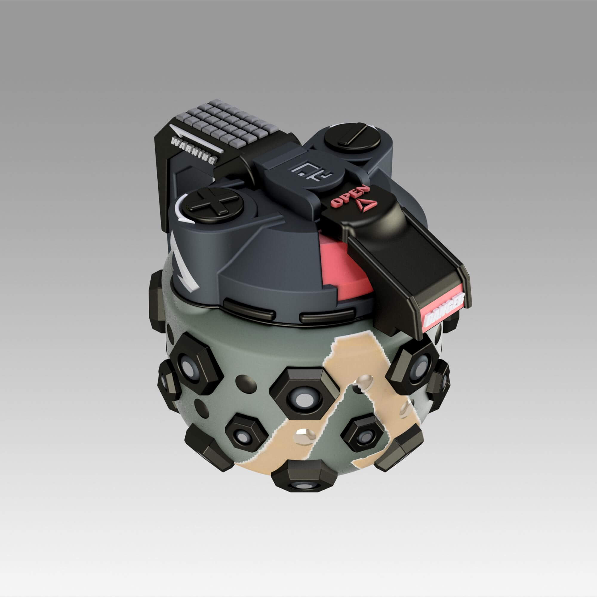 Apex Legends Octane Frag Grenade - 3D Print Model by Blackeveryday