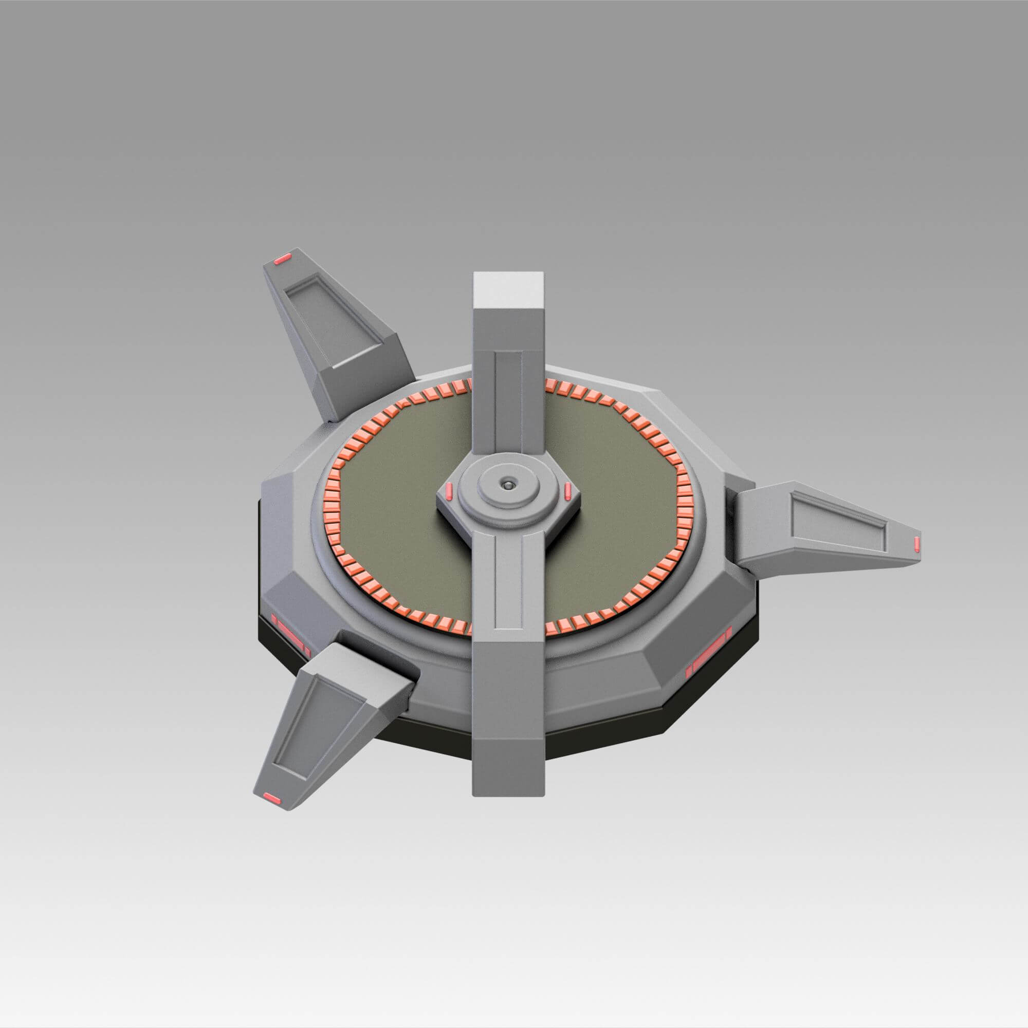 Apex Legends Wattson Static Defender Fence Base - 3D Model by Blackeveryday