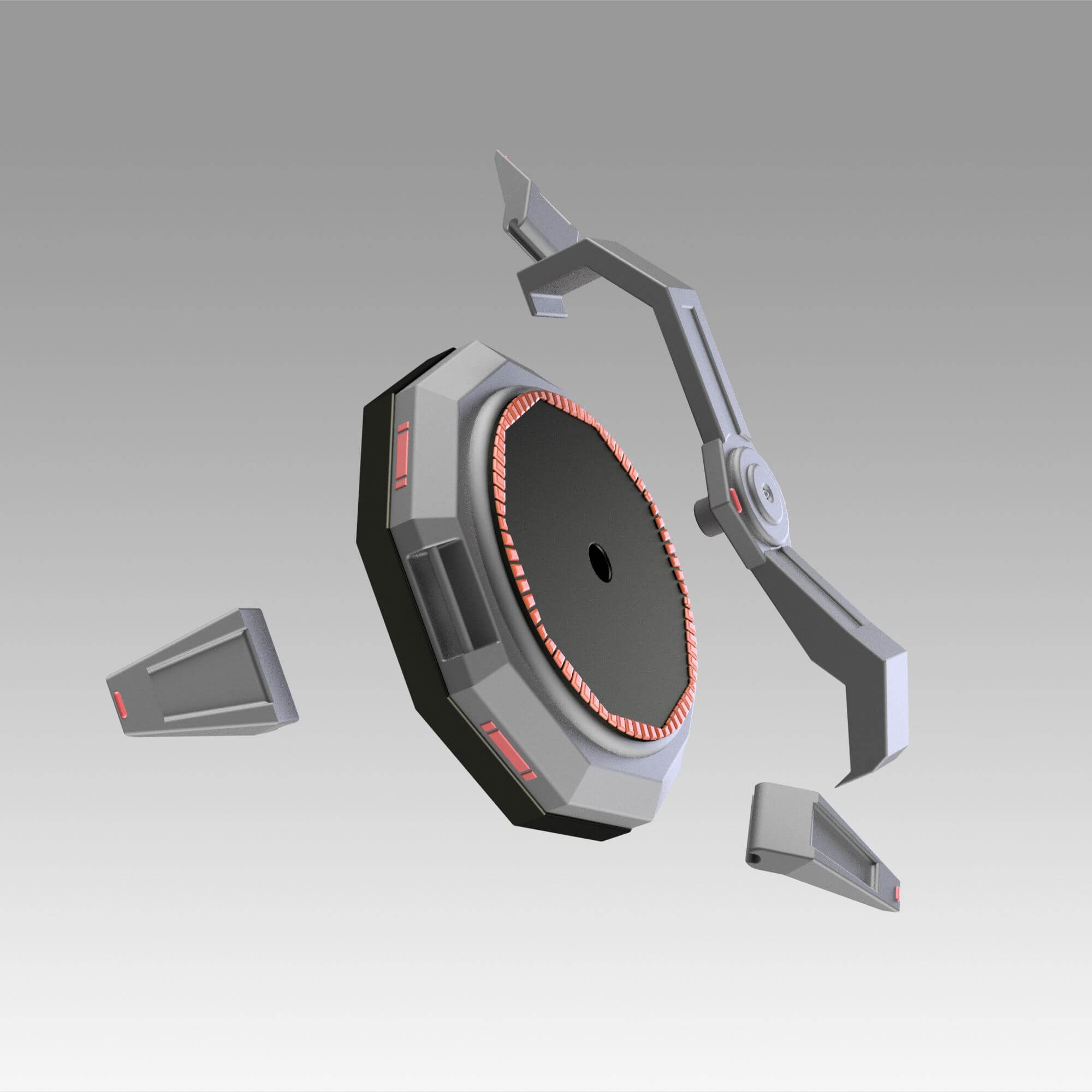 Apex Legends Wattson Static Defender Fence Base - 3D Model by Blackeveryday