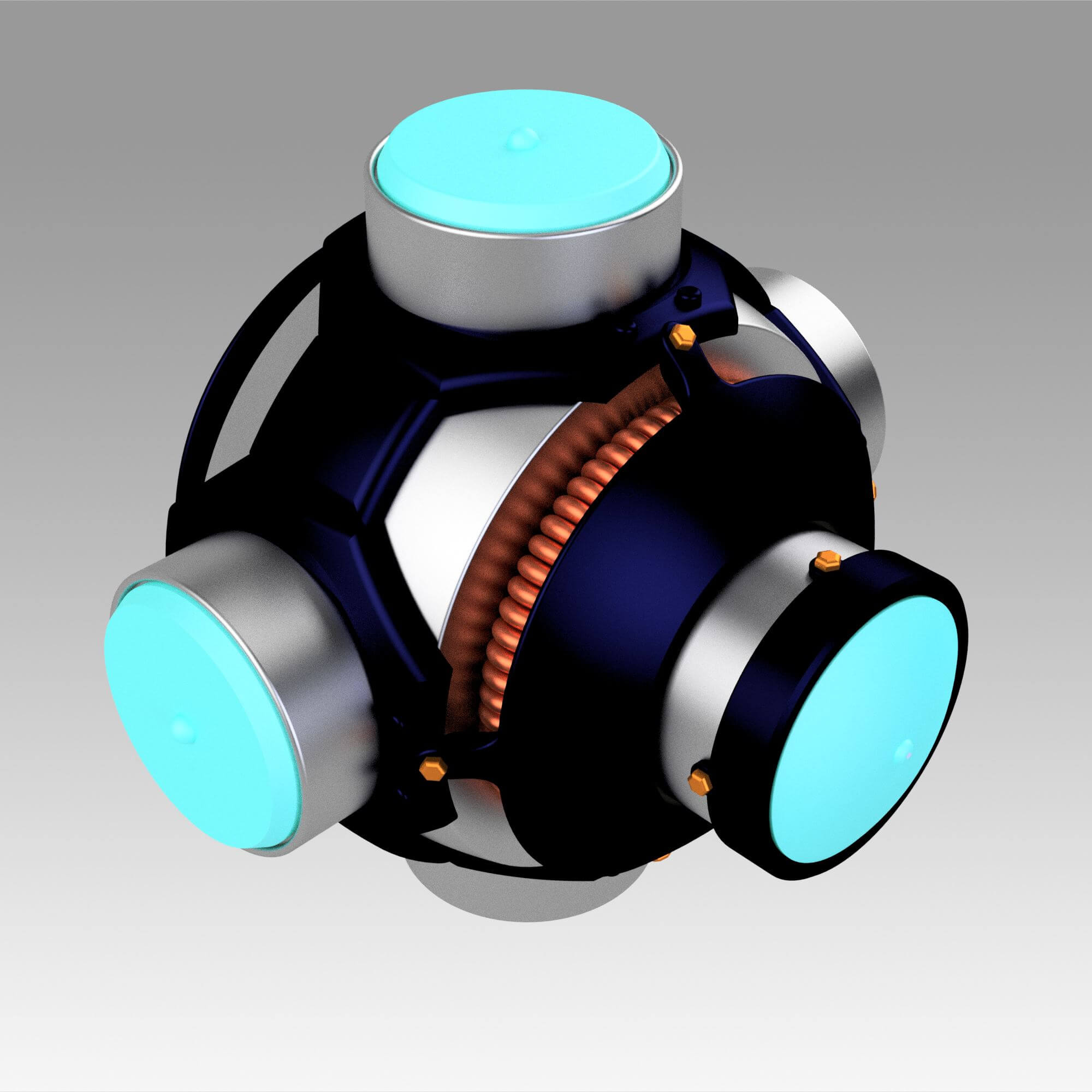 Blade Light Up UV Hero Bomb - 3D Model by Blackeveryday