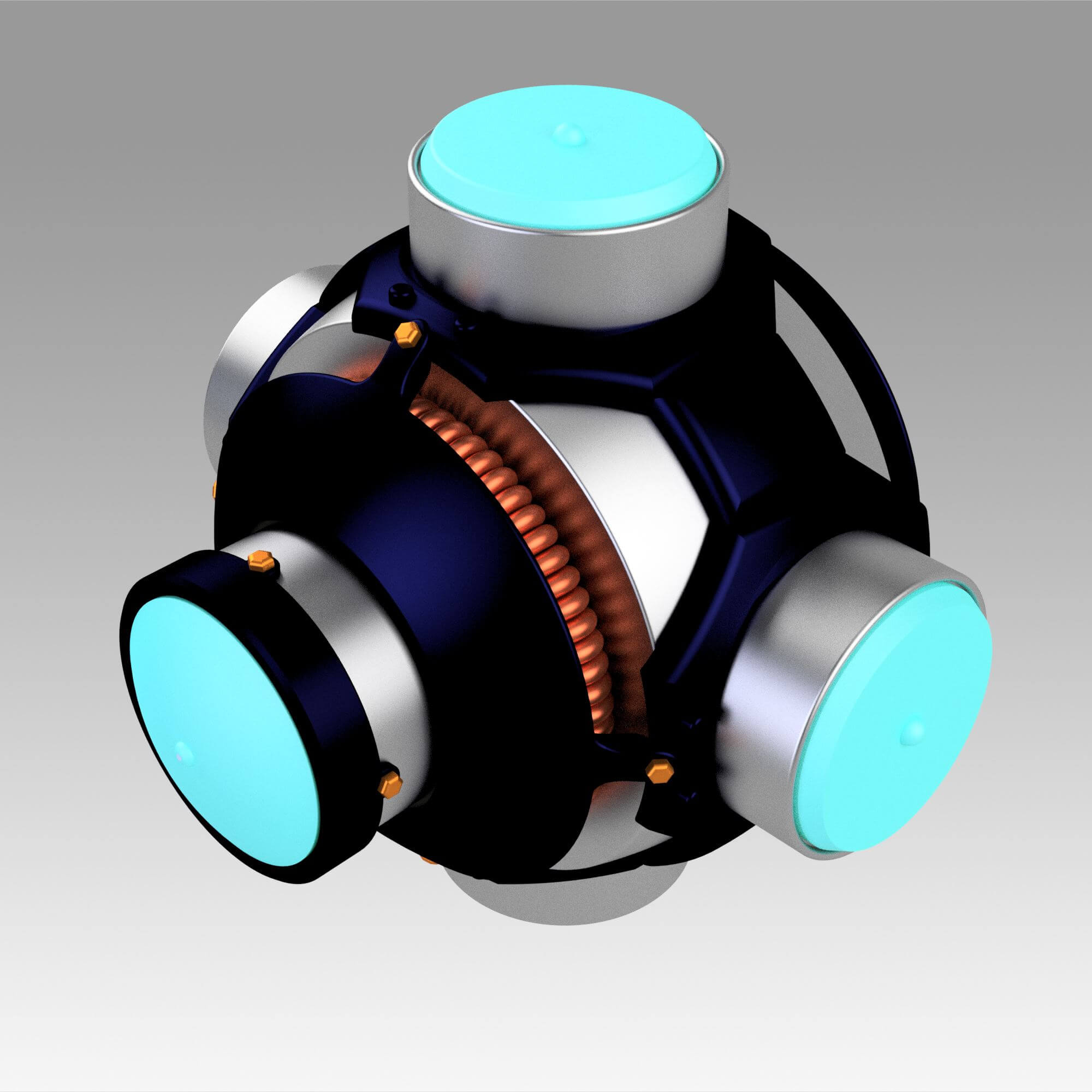 Blade Light Up UV Hero Bomb - 3D Model by Blackeveryday