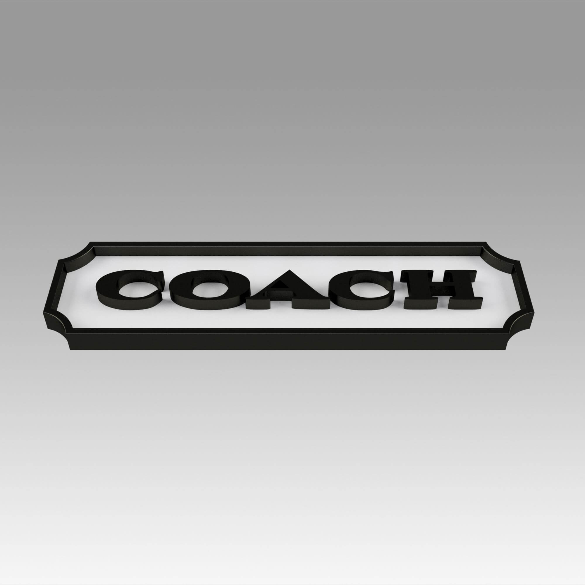 Coach Emblem Logo - 3D Model by Blackeveryday