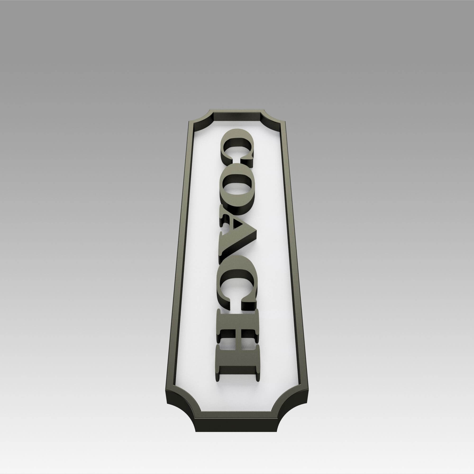 Coach Emblem Logo - 3D Model by Blackeveryday